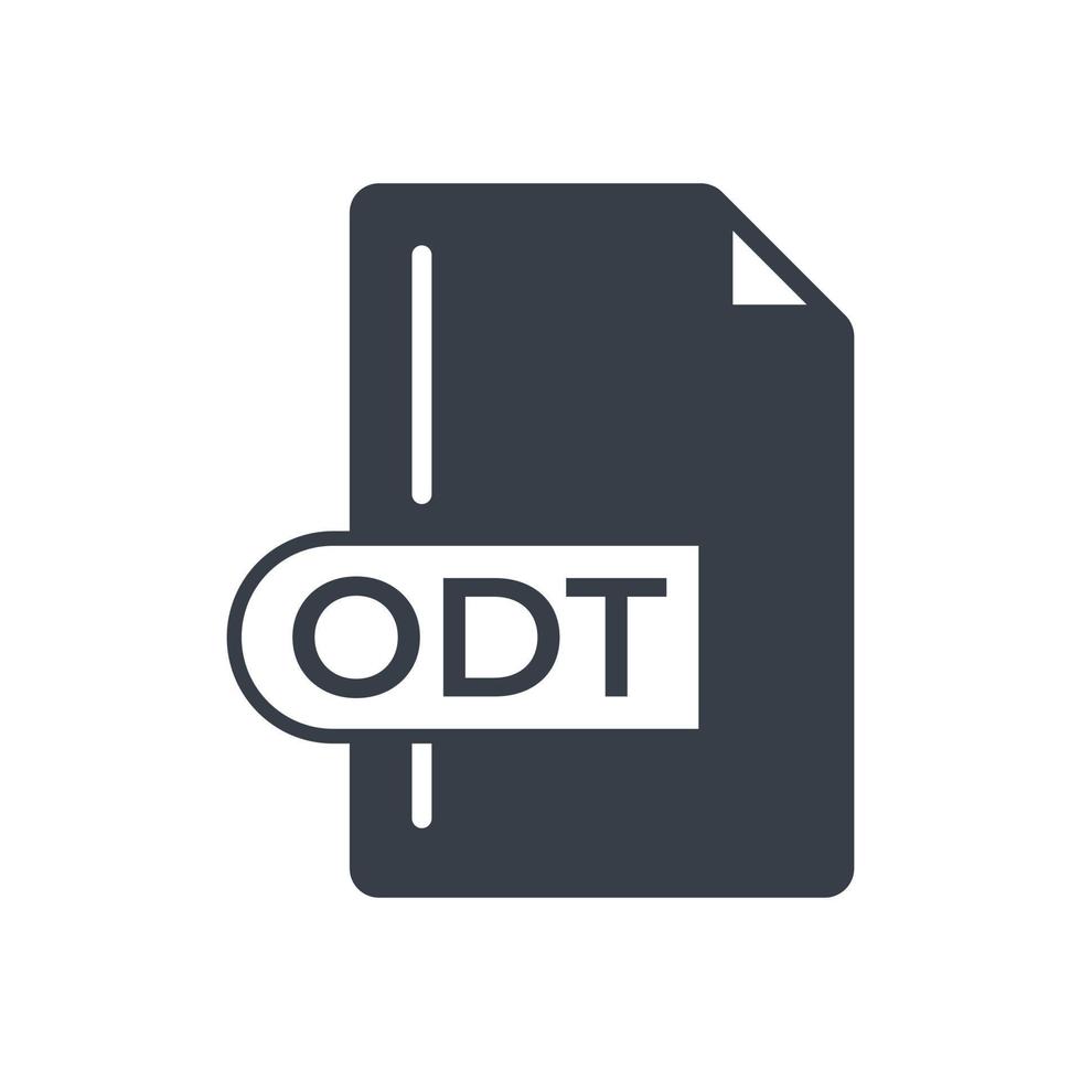 ODT File Format Icon. ODT extension filled icon. 15426311 Vector Art at ... ODT File Format Icon. ODT extension filled icon. 15426311 Vector Art at ...