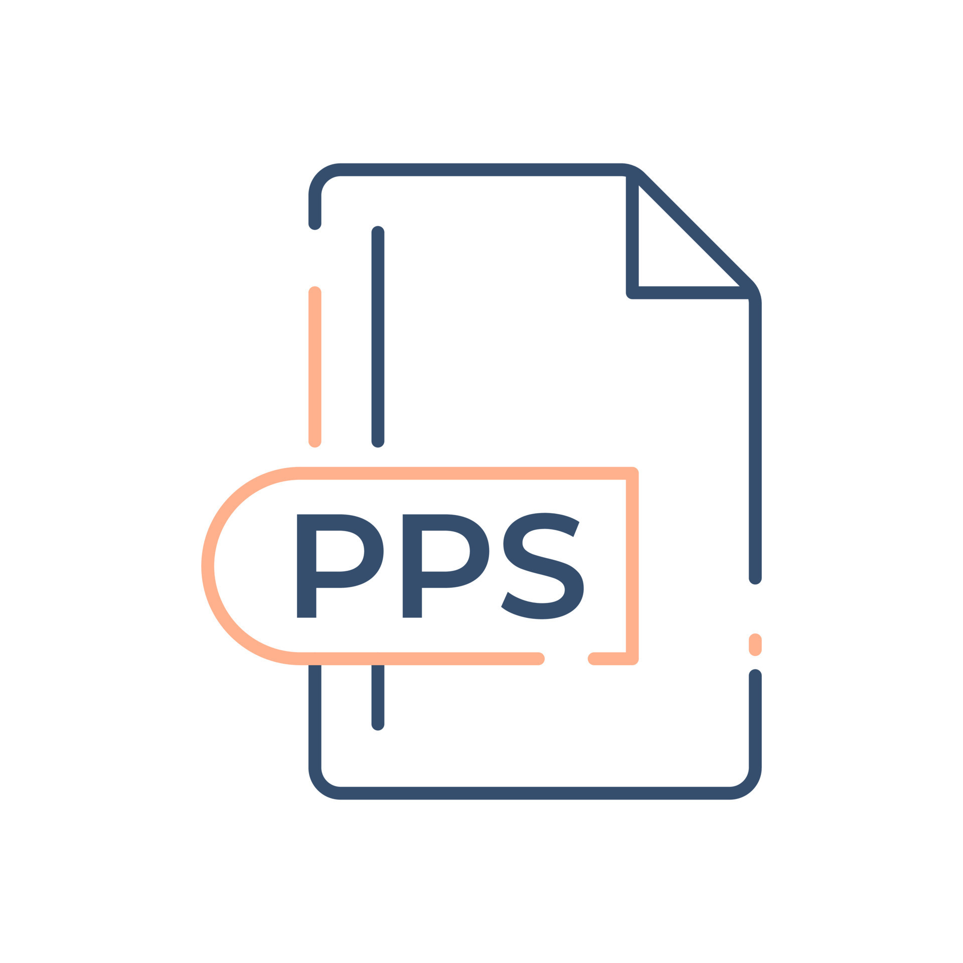 PPS File Format Icon. PPS extension line icon. 15426334 Vector Art at ... PPS File Format Icon. PPS extension line icon. 15426334 Vector Art at ...