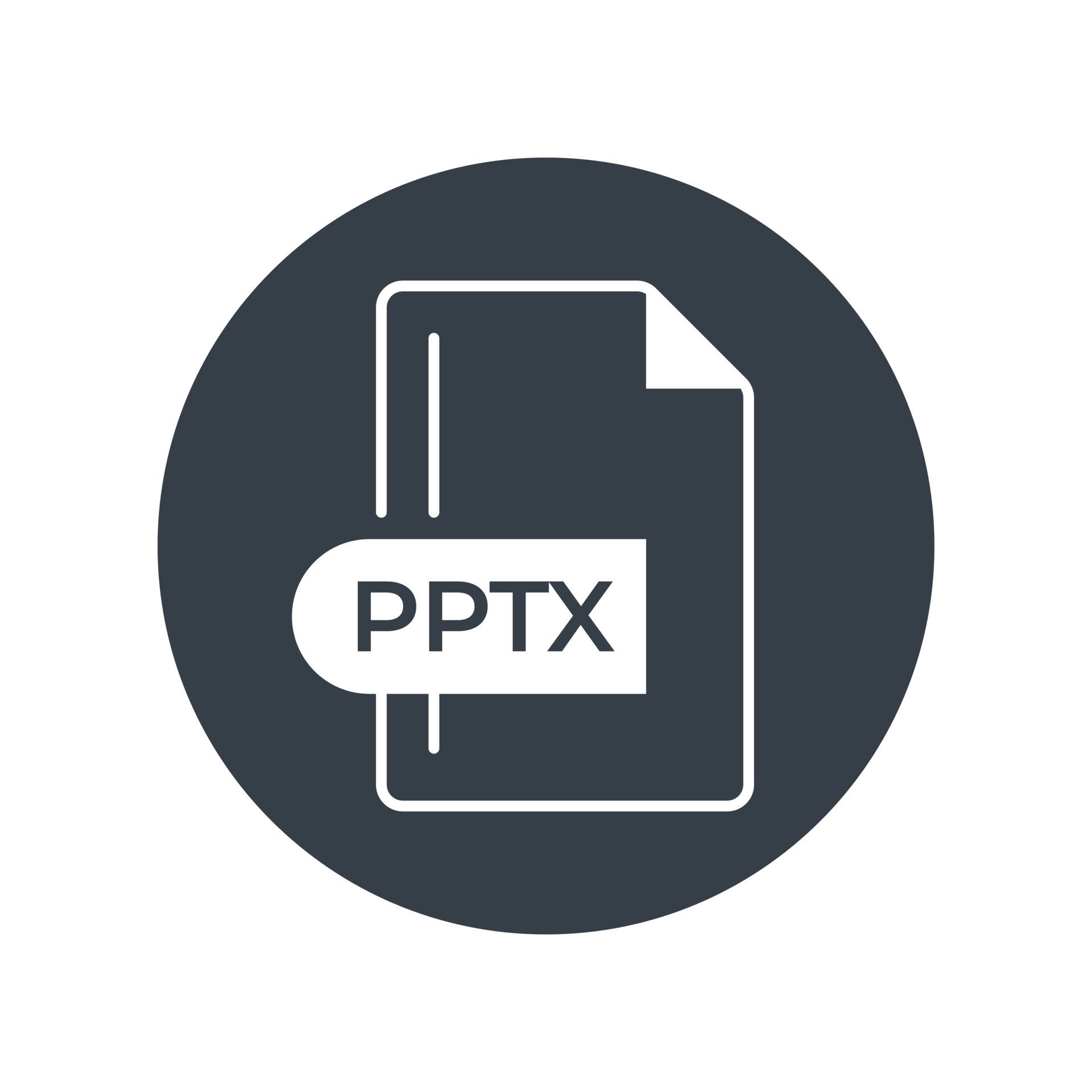 PPTX File Format Icon. PPTX extension filled icon. 15426335 Vector Art ... PPTX File Format Icon. PPTX extension filled icon. 15426335 Vector Art ...