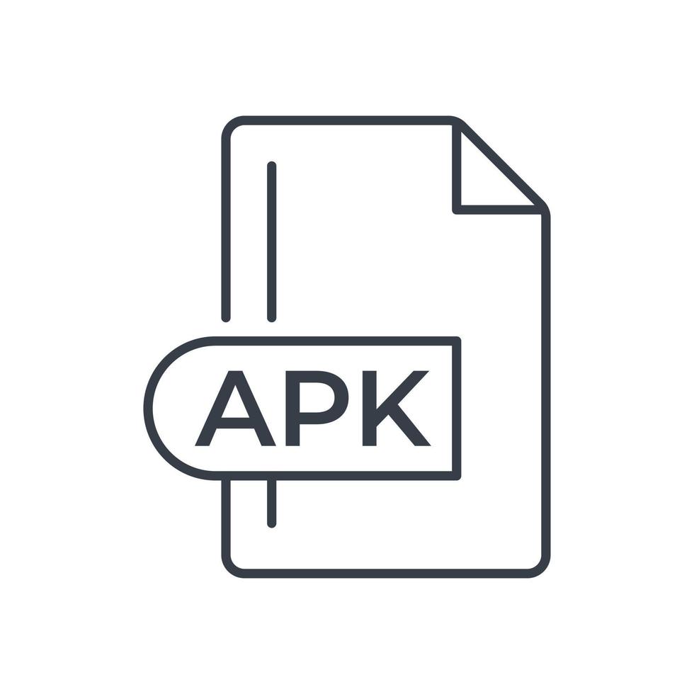 APK File Format Icon. APK extension line icon. 15426434 Vector Art at ... APK File Format Icon. APK extension line icon. 15426434 Vector Art at ...