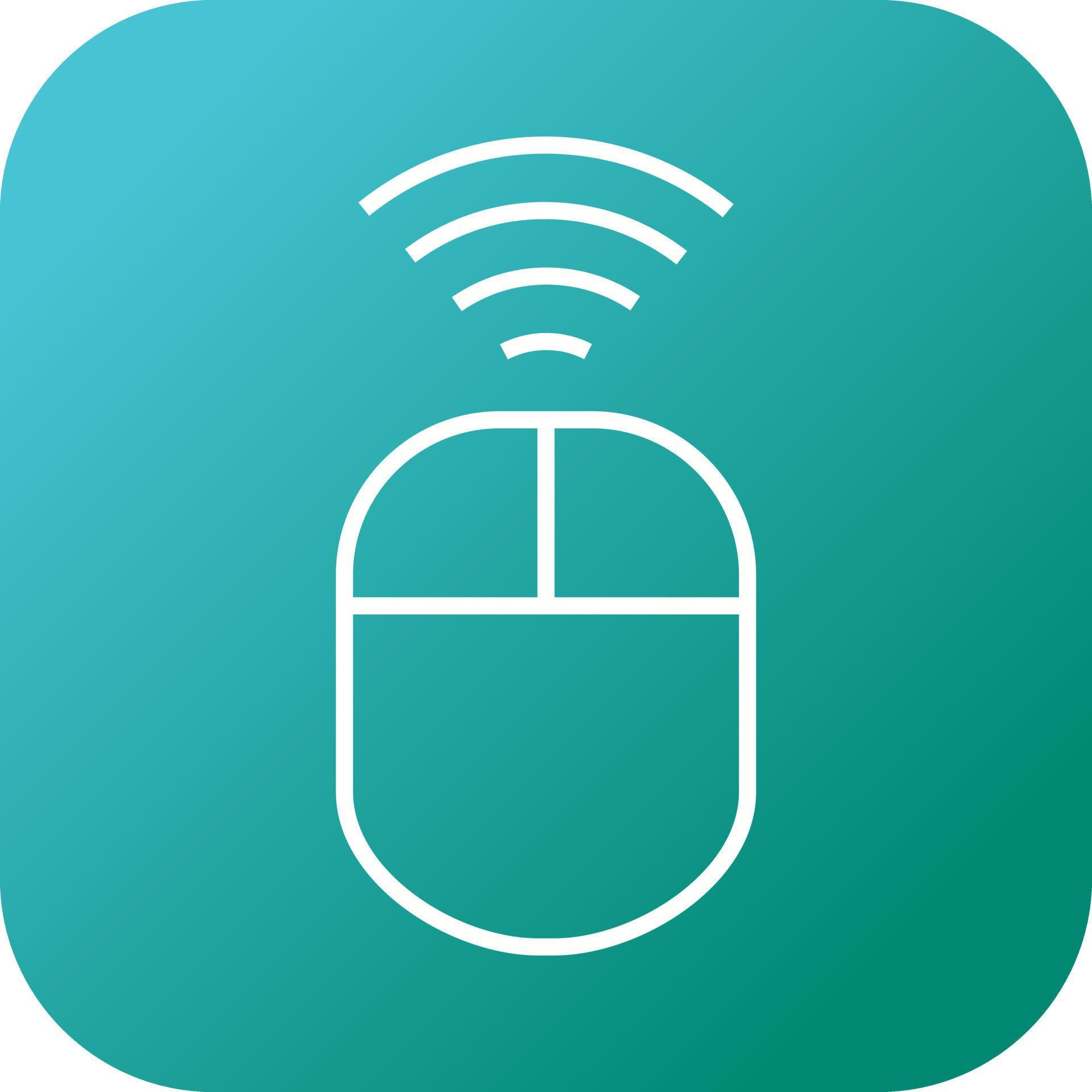 Unique Wireless Input Device Vector Line Icon 15427367 Vector Art at ...