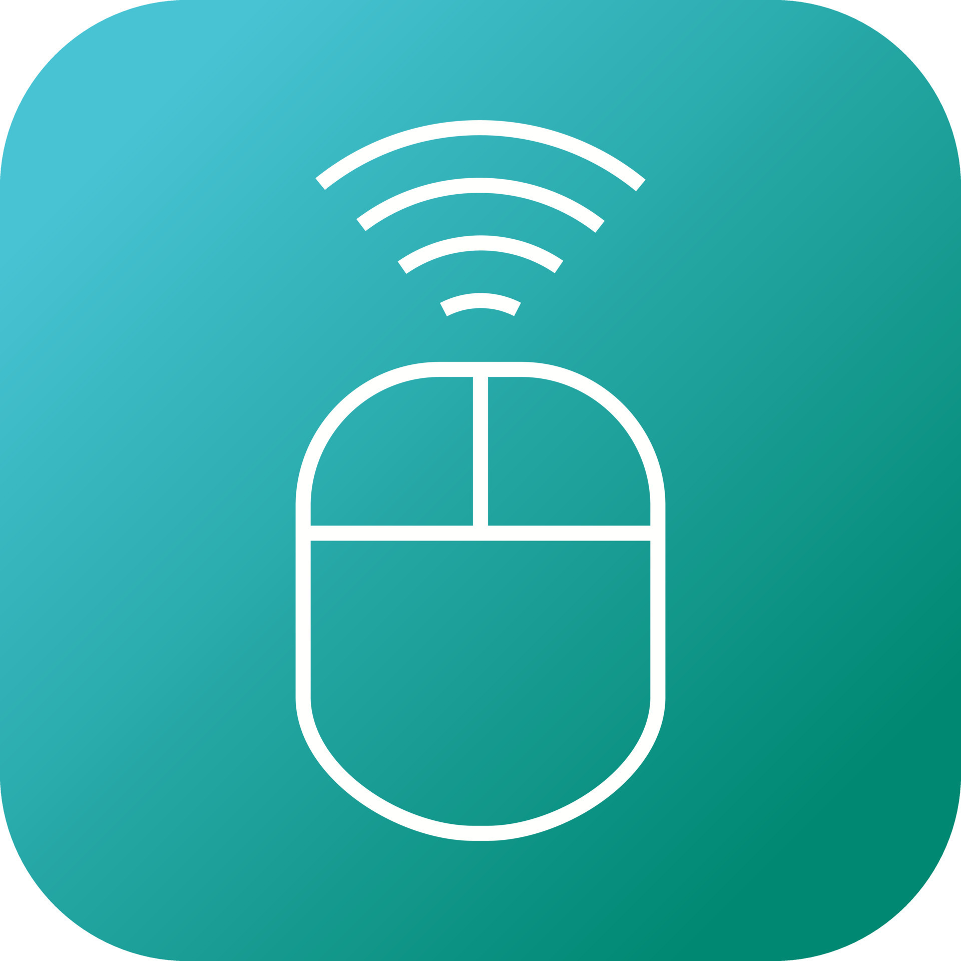 Unique Wireless Input Device Vector Line Icon 15427367 Vector Art at Vecteezy