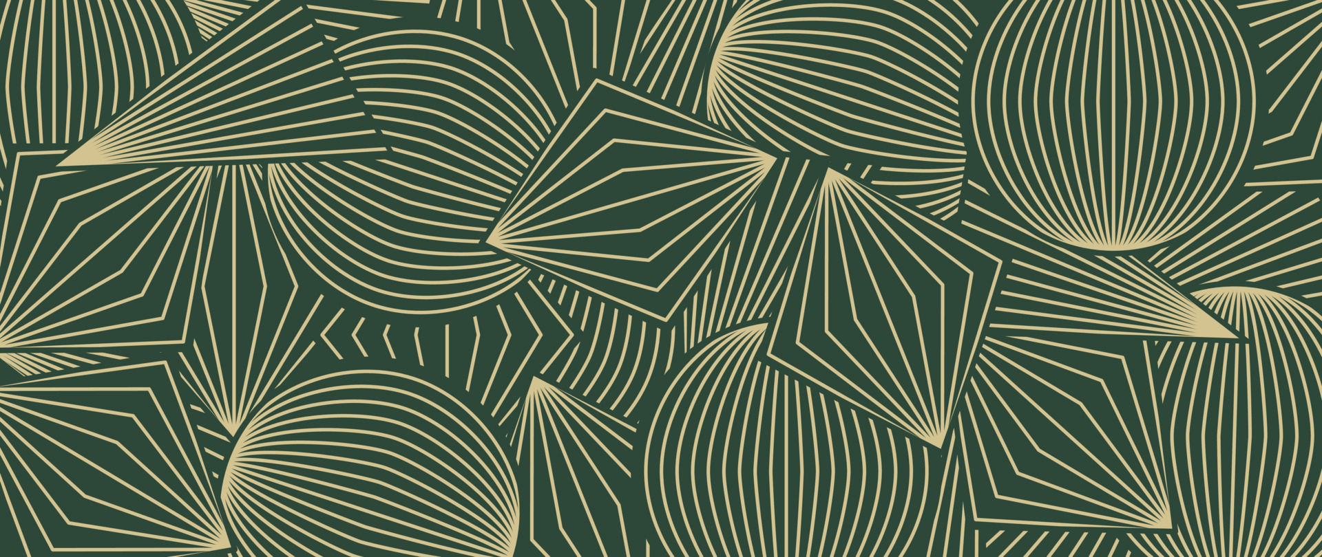 Gold abstract line arts background vector. Luxury geometric shape gold ...