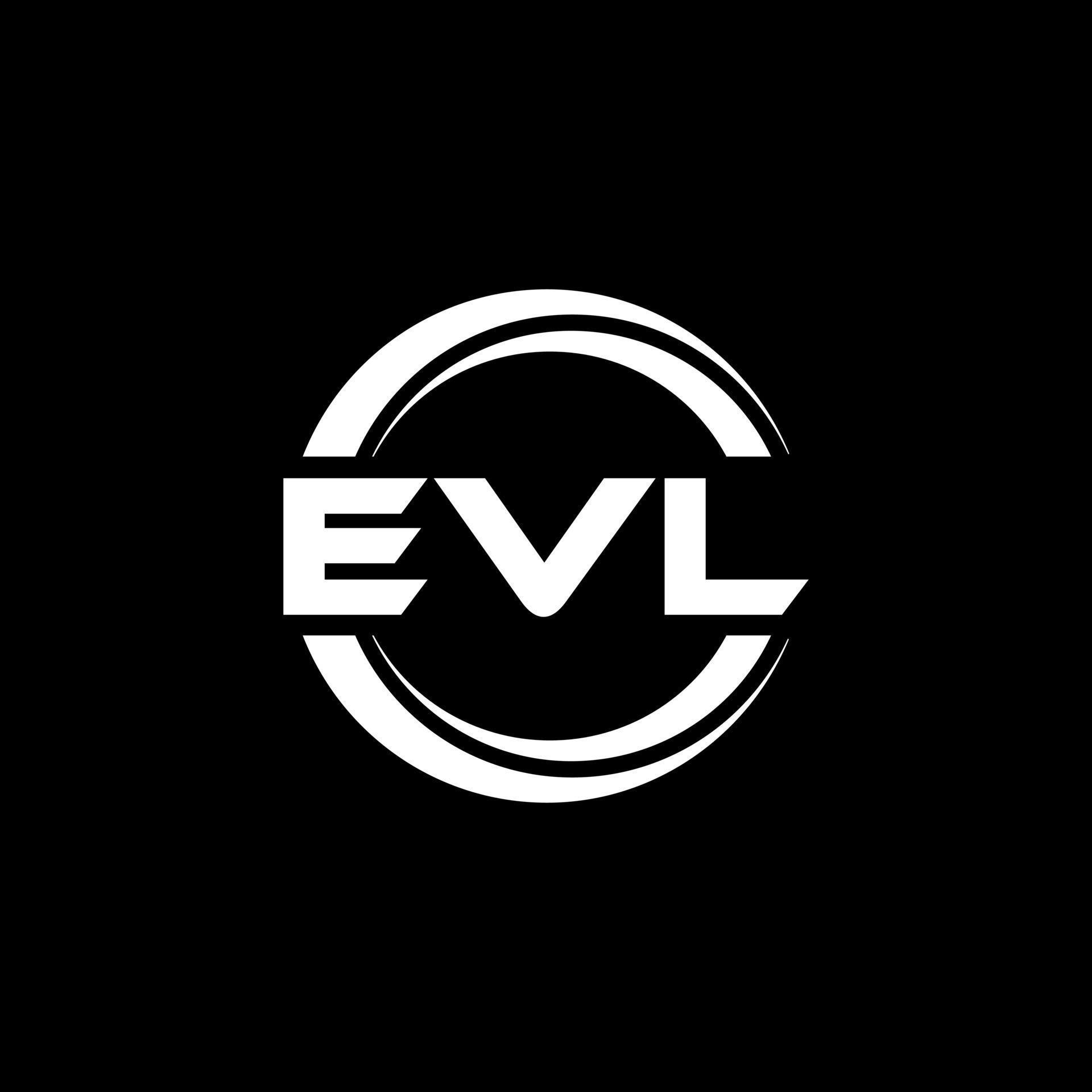 EVL letter logo design in illustration. Vector logo, calligraphy designs for logo, Poster ...