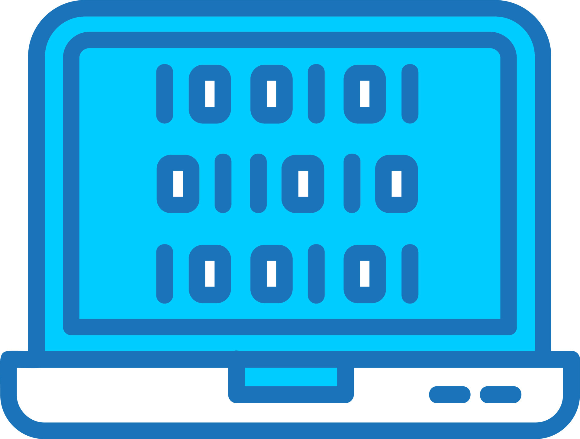 Binary Code Vector Icon 15438818 Vector Art at Vecteezy