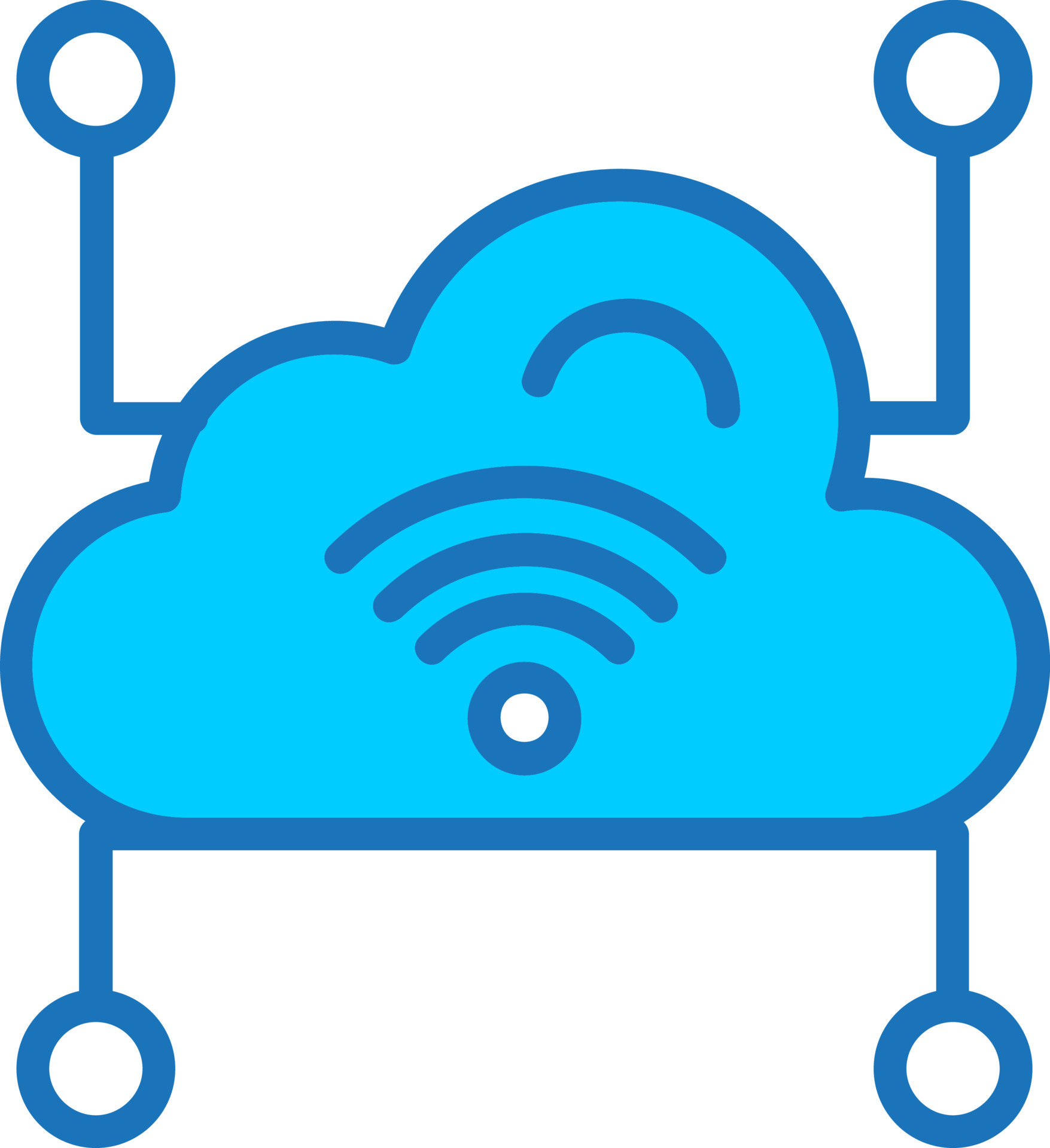 Cloud Data Vector Icon 15438907 Vector Art at Vecteezy