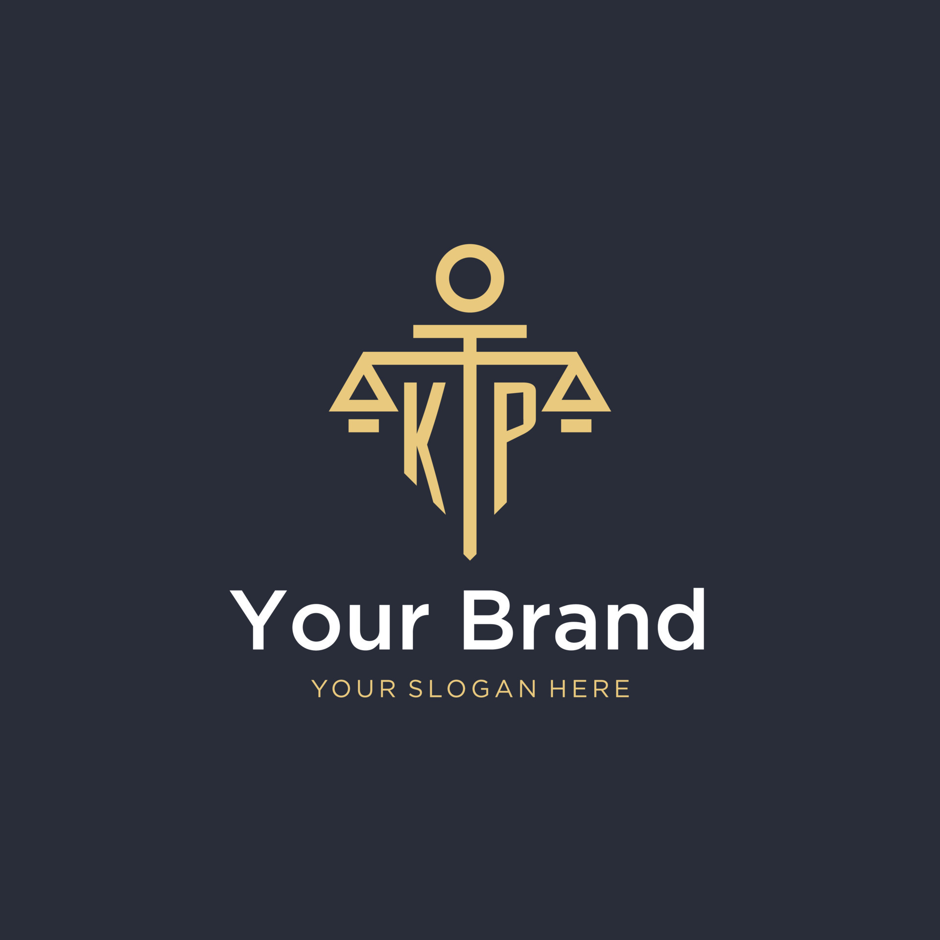 KP initial monogram logo with scale and pillar style design 15444421 ... KP initial monogram logo with scale and pillar style design 15444421 ...