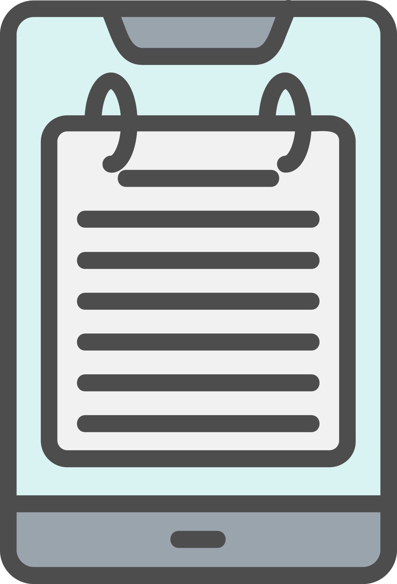 Notepad Vector Icon 15446306 Vector Art at Vecteezy