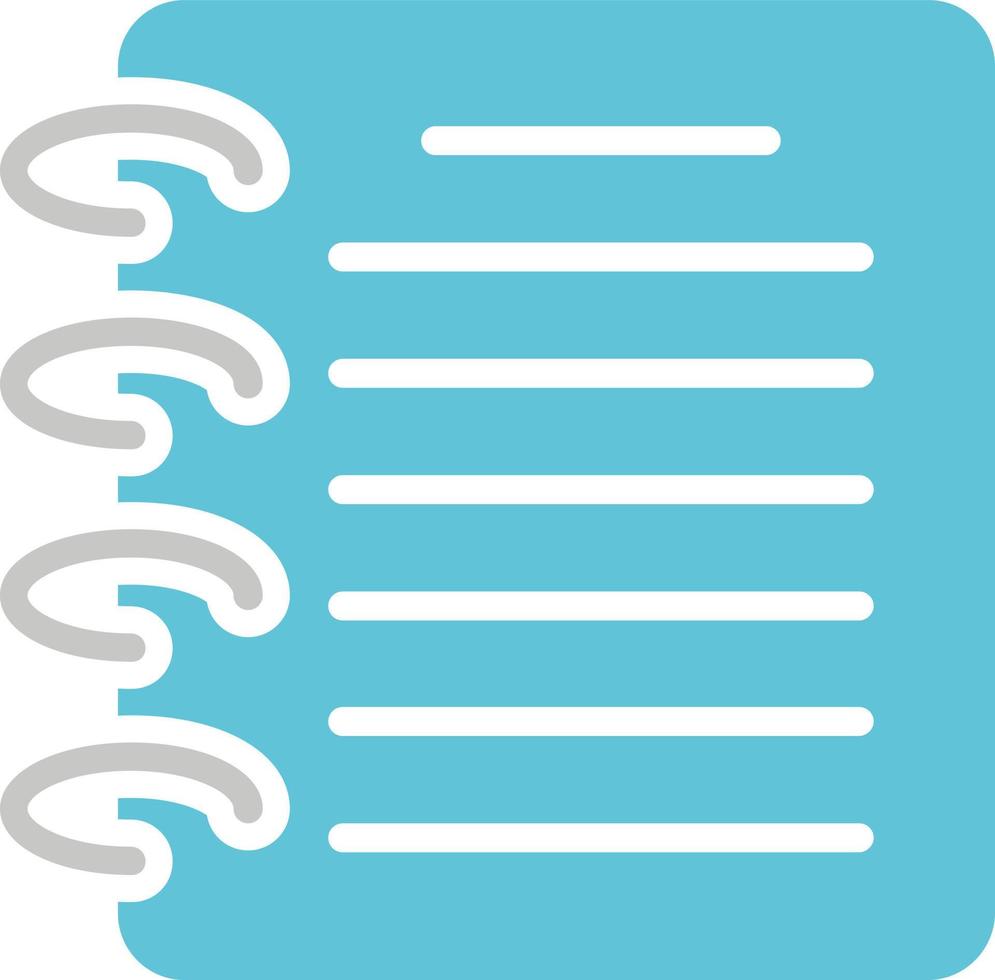 Notepad Vector Icon 15447123 Vector Art at Vecteezy