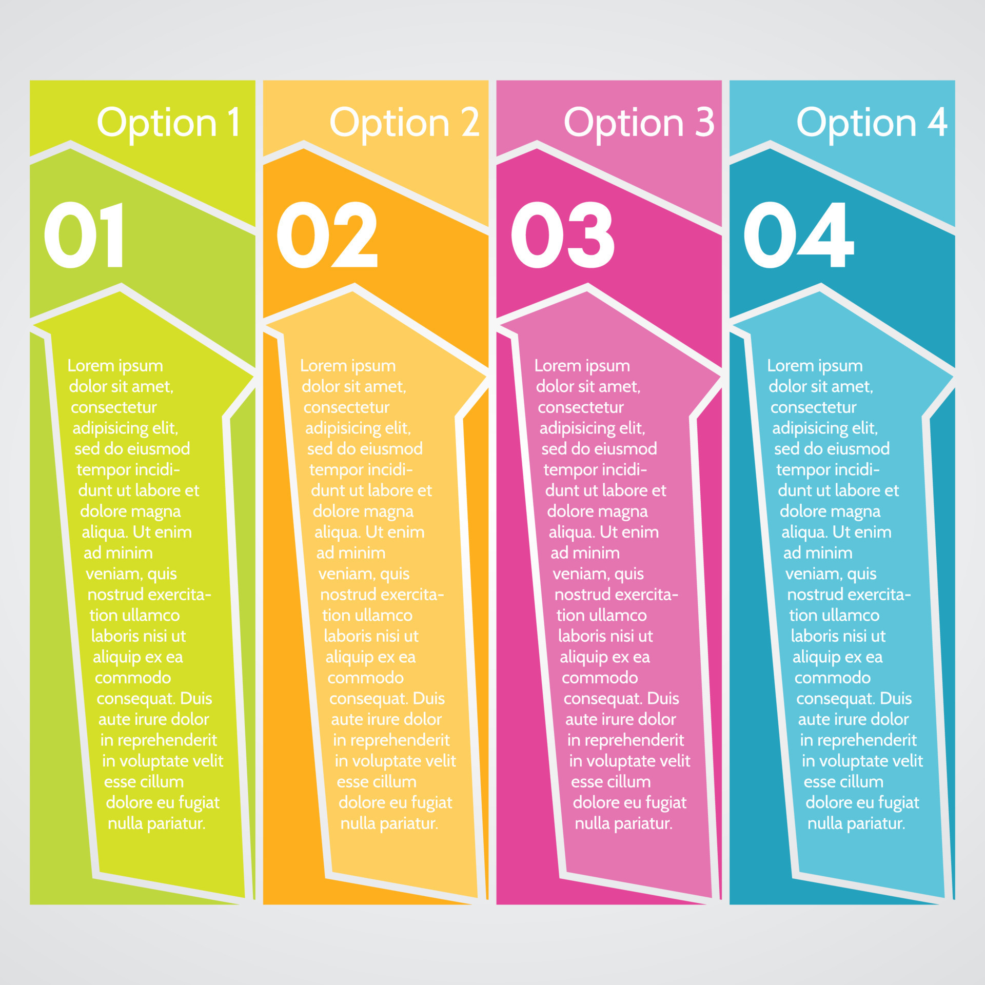 Cuatro Elementos De Diseño Infográfico Plantilla De Diseño Infográfico