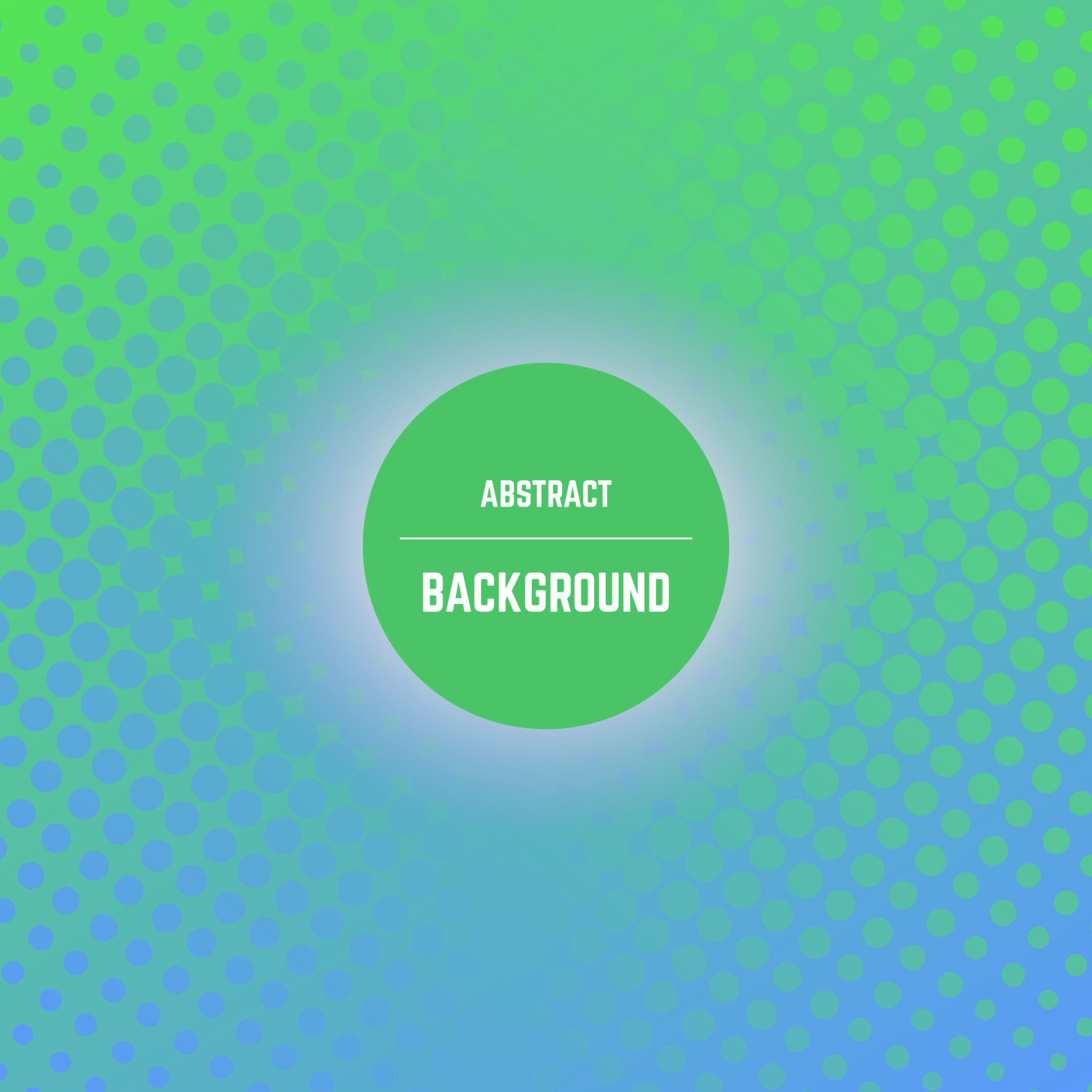 Abstract colorful background with dots, halftone effect and circle in ...