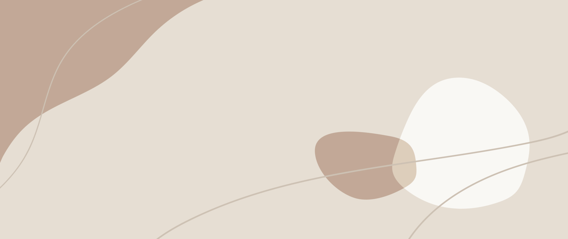 Minimal Abstract Background Vector Illustration Soft Earth Tone Pastel