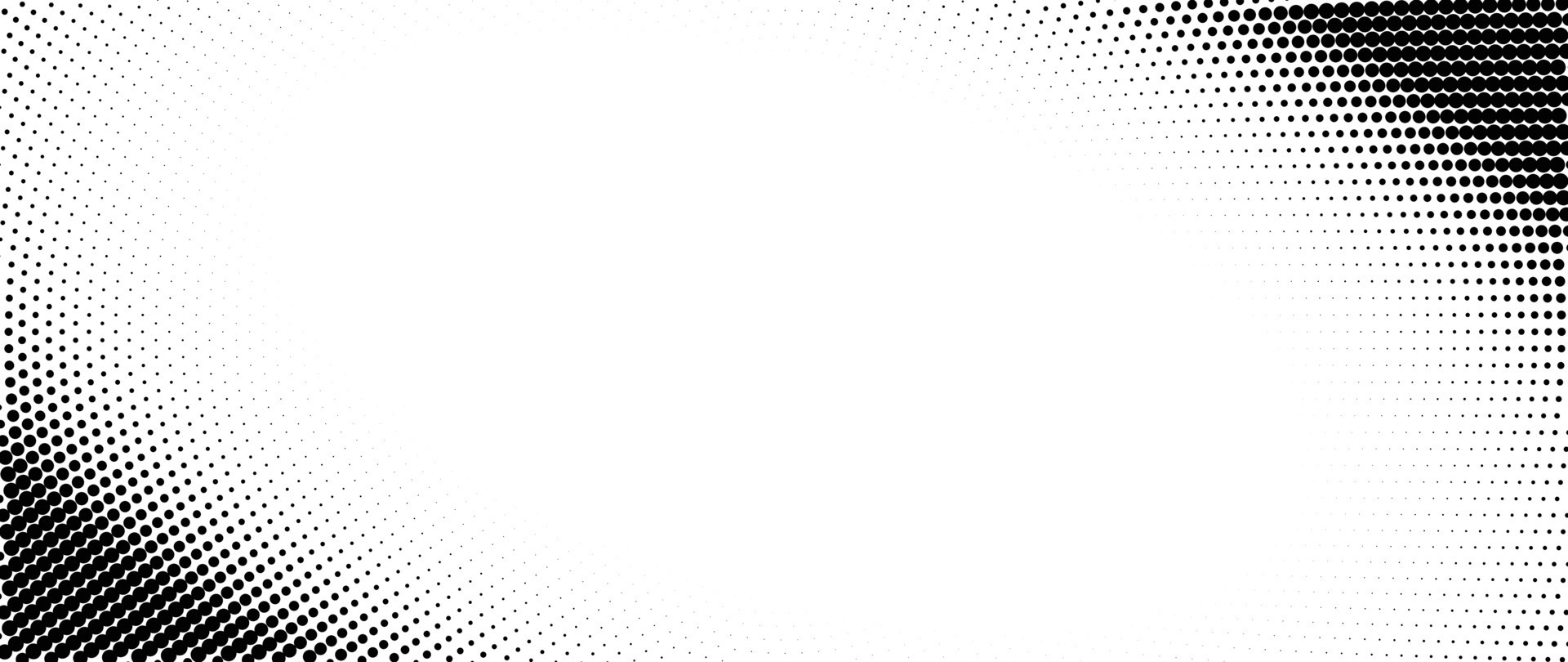 Halftone Dot Background Pattern Vector Illustration Monochrome