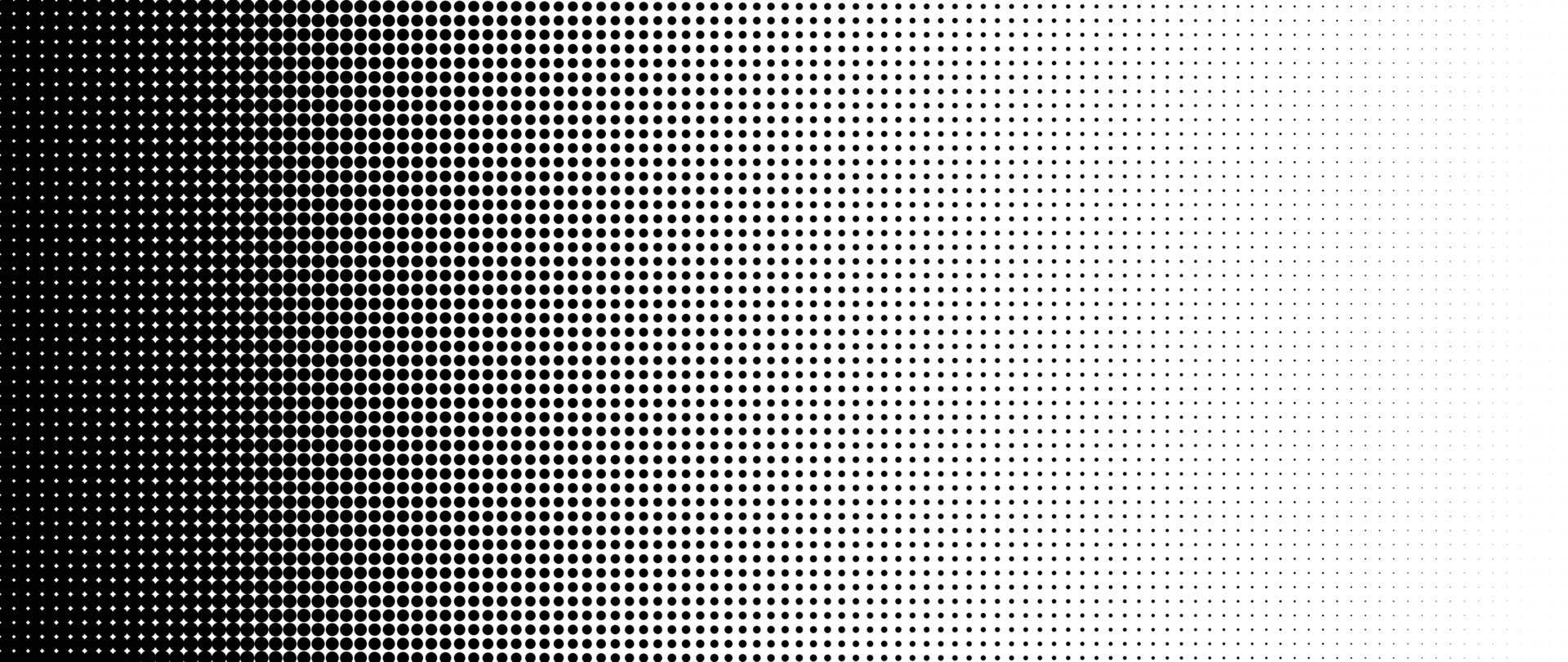 Halftone Dot Background Pattern Vector Illustration Monochrome