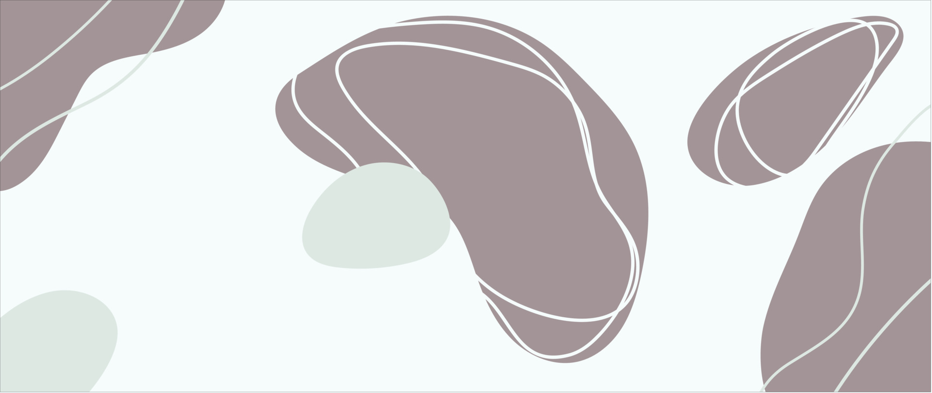 Minimal Abstract Background Vector Illustration Soft Earth Tone Pastel