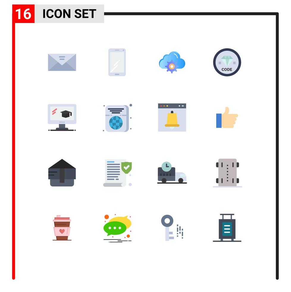 Set Of 16 Modern Ui Icons Symbols Signs For Development Coding Huawei 9861