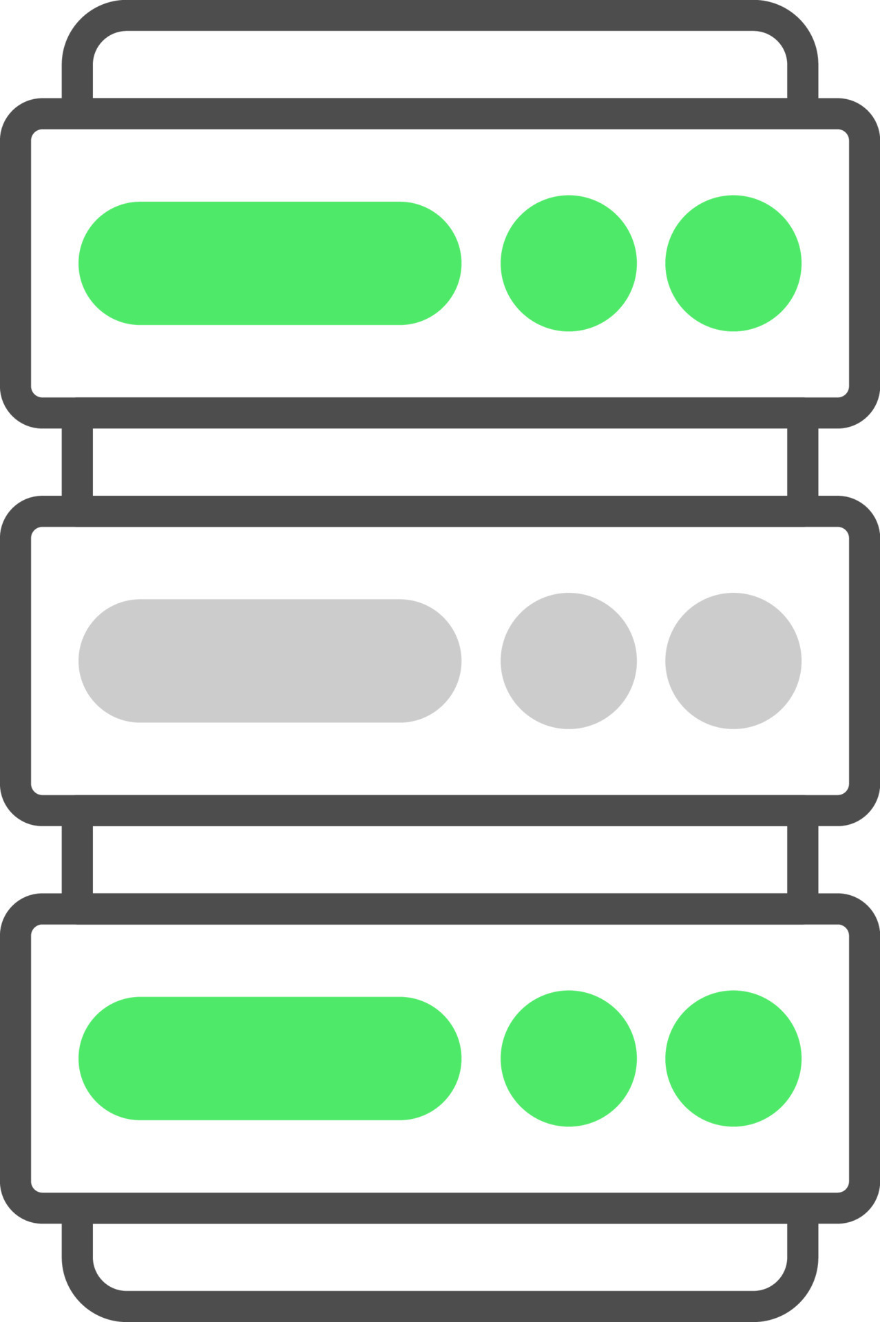 Database Creative Icon Design 15468918 Vector Art at Vecteezy