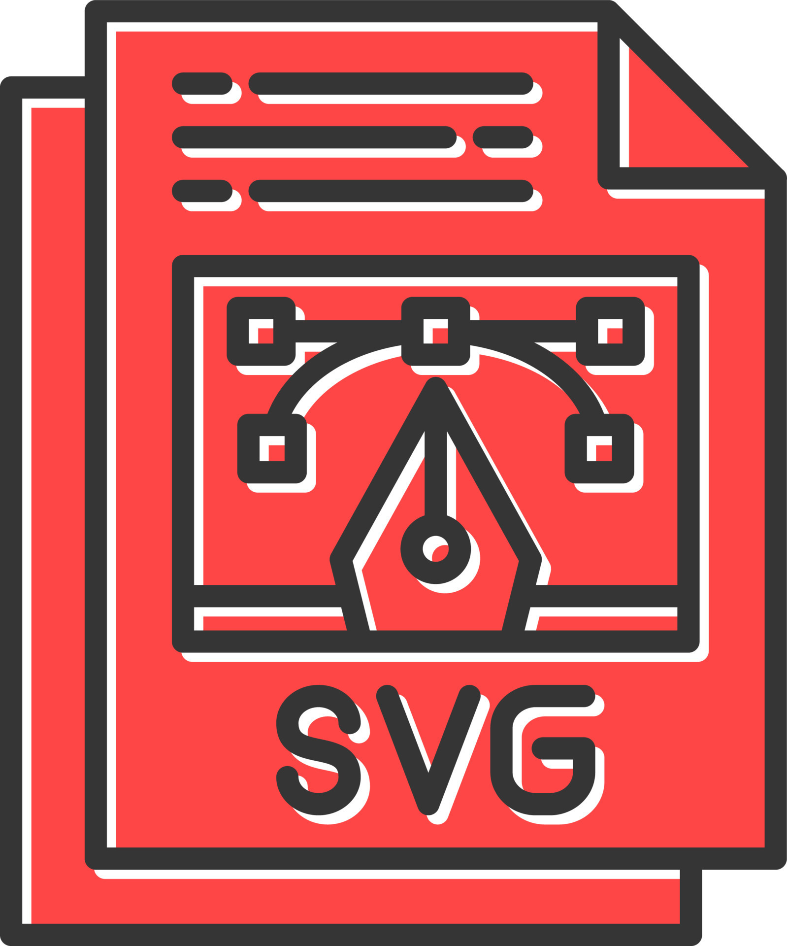 Svg File Creative Icon Design 15474225 Vector Art at Vecteezy