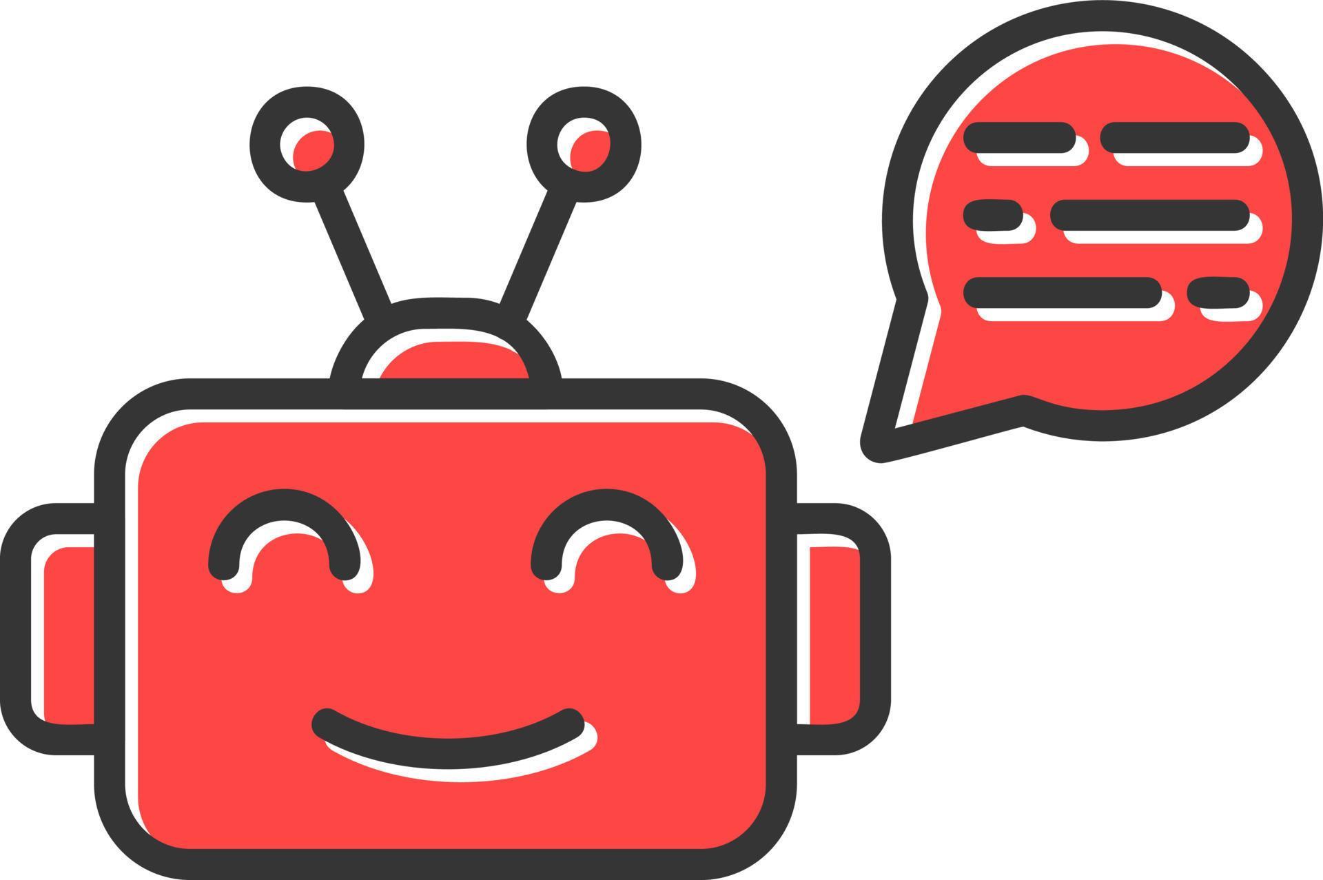 Chatbot Creative Icon Design 15474700 Vector Art at Vecteezy