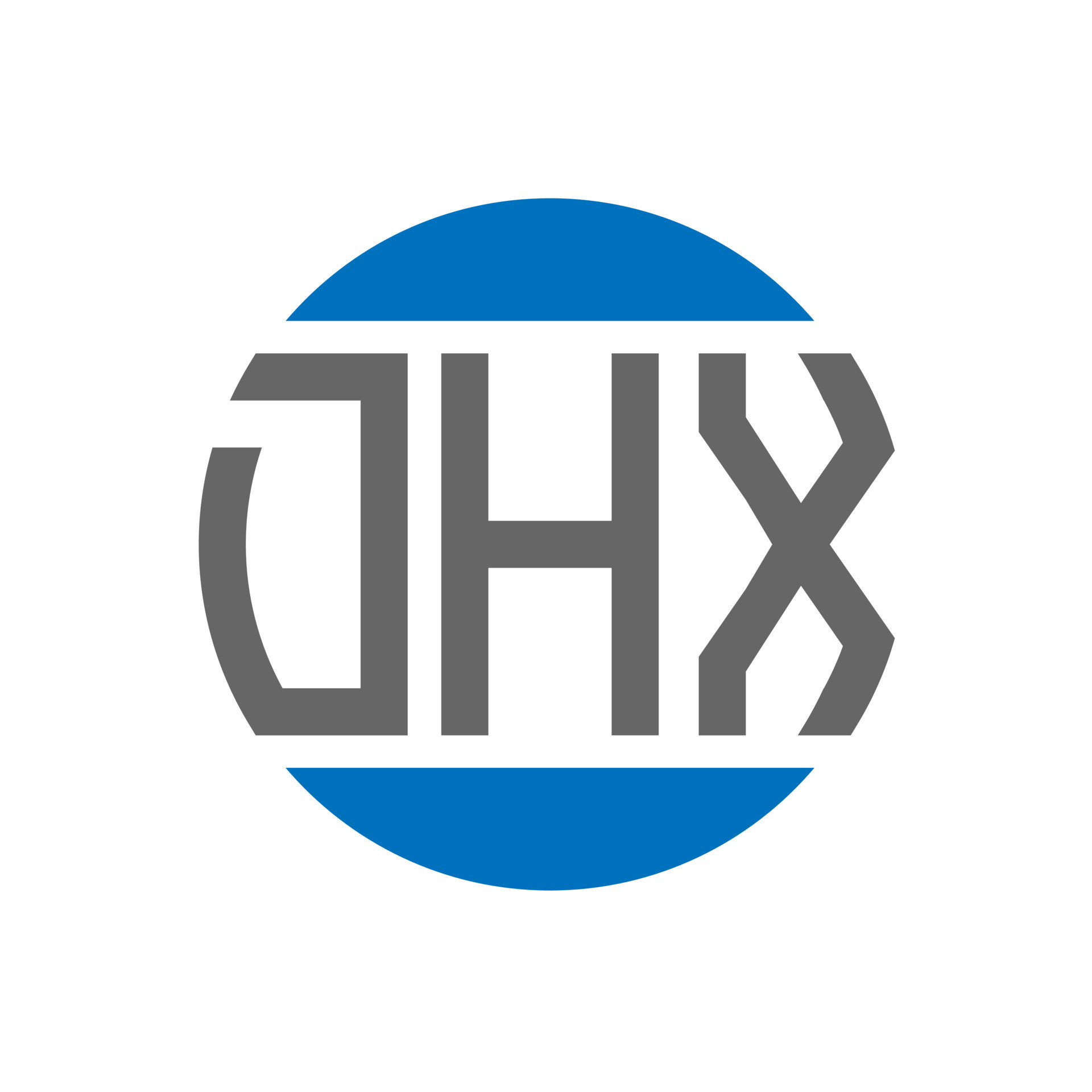 Dhx Letter Logo Design On White Background Dhx Creative Initials Circle Logo Concept Dhx