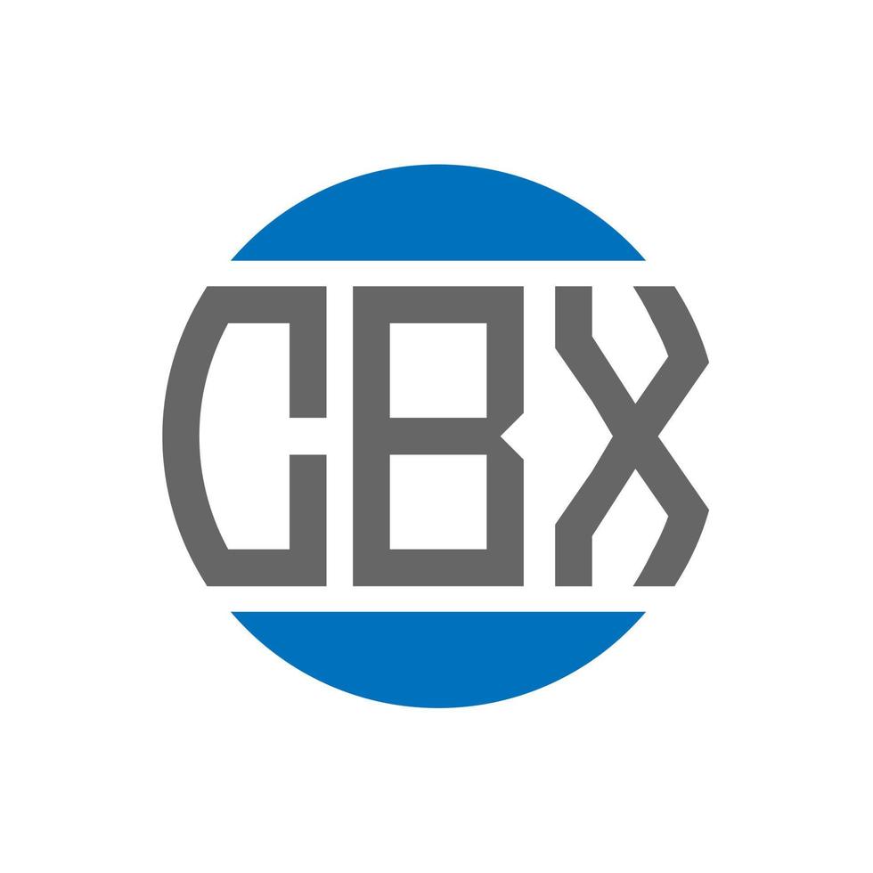Cbx Letter Logo Design On White Background Cbx Creative Initials