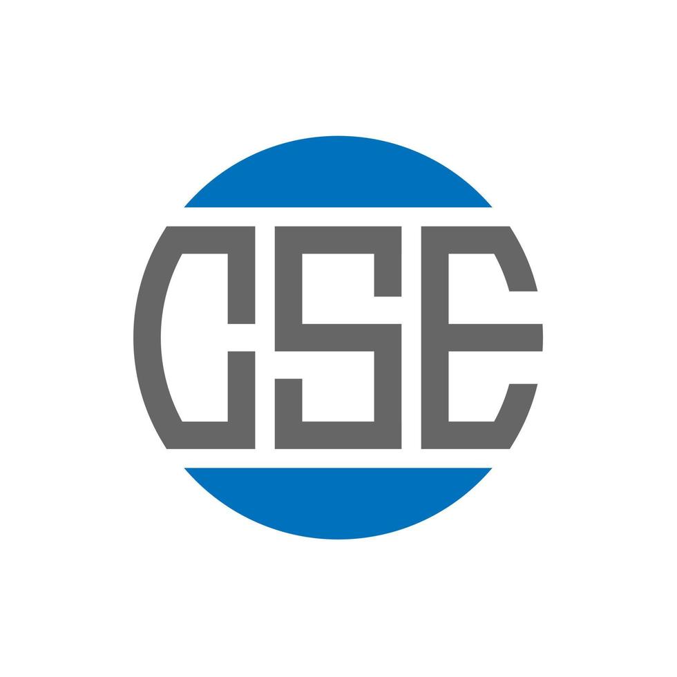 CSE letter logo design on white background. CSE creative initials ...