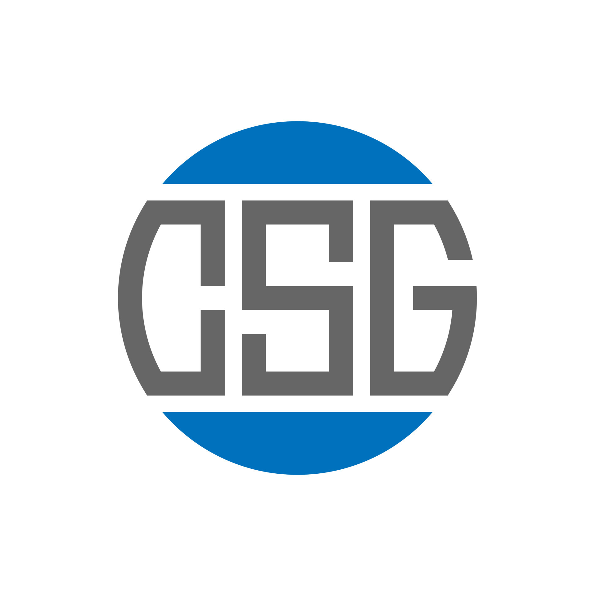 Csg Letter Logo Design On White Background Csg Creative Initials Circle Logo Concept Csg