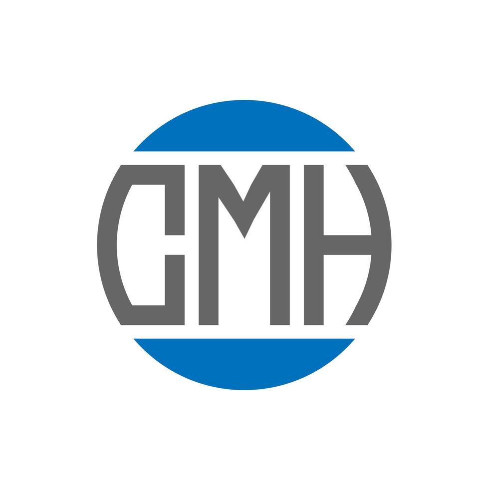 CMH letter logo design on white background. CMH creative initials ...