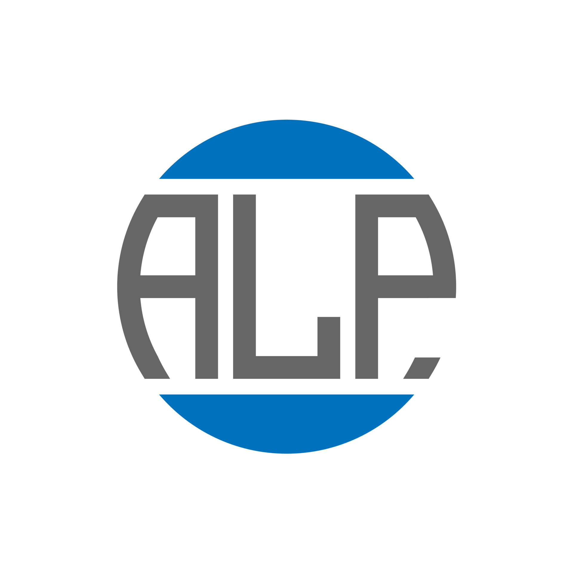 ALP letter logo design on white background. ALP creative initials circle logo concept. ALP ...