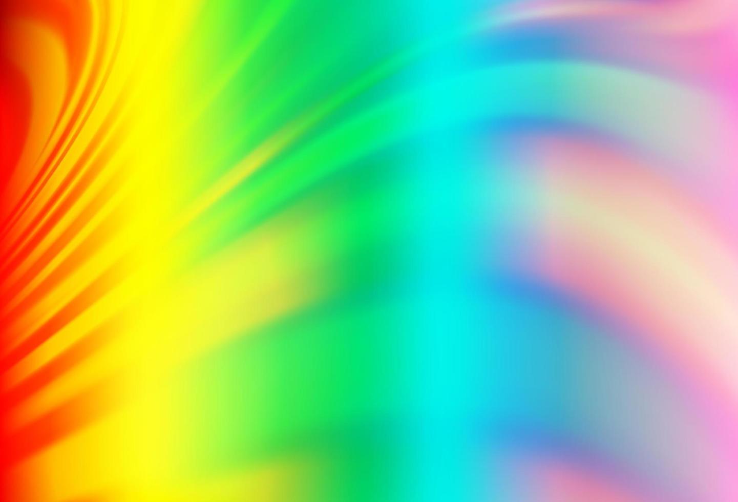 Light Multicolor, Rainbow vector background with liquid shapes ...