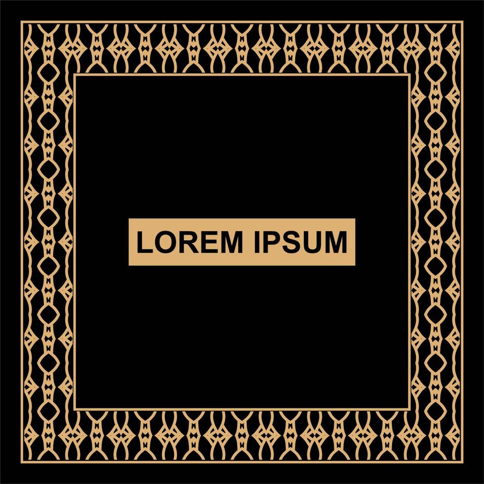 Vintage ornamental vector frame. Vektor Illustration 15484524 Vector ...