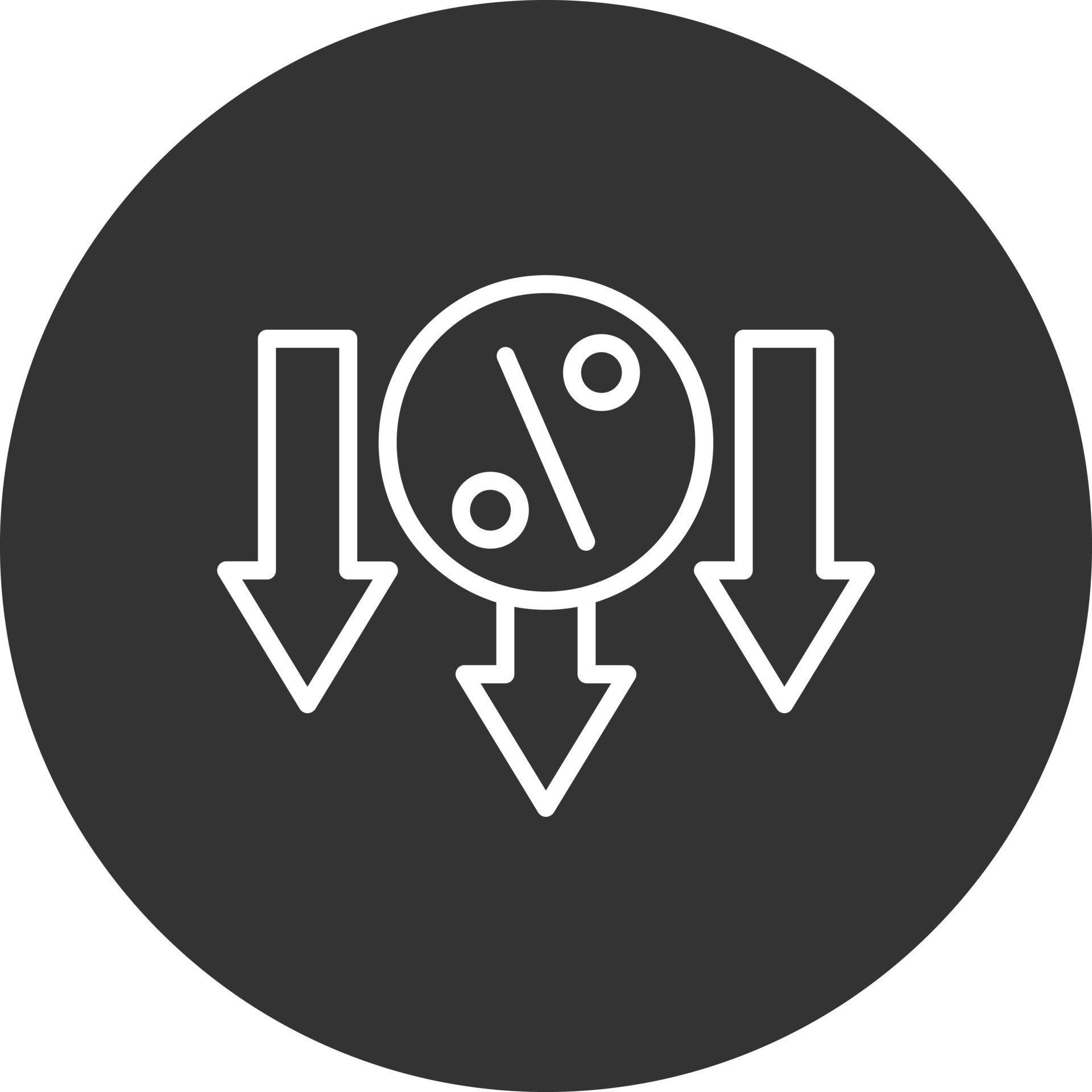 Decrease Vector Icon 15491242 Vector Art at Vecteezy