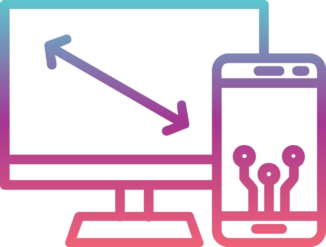 Responsive Design Vector Icon 15491673 Vector Art at Vecteezy