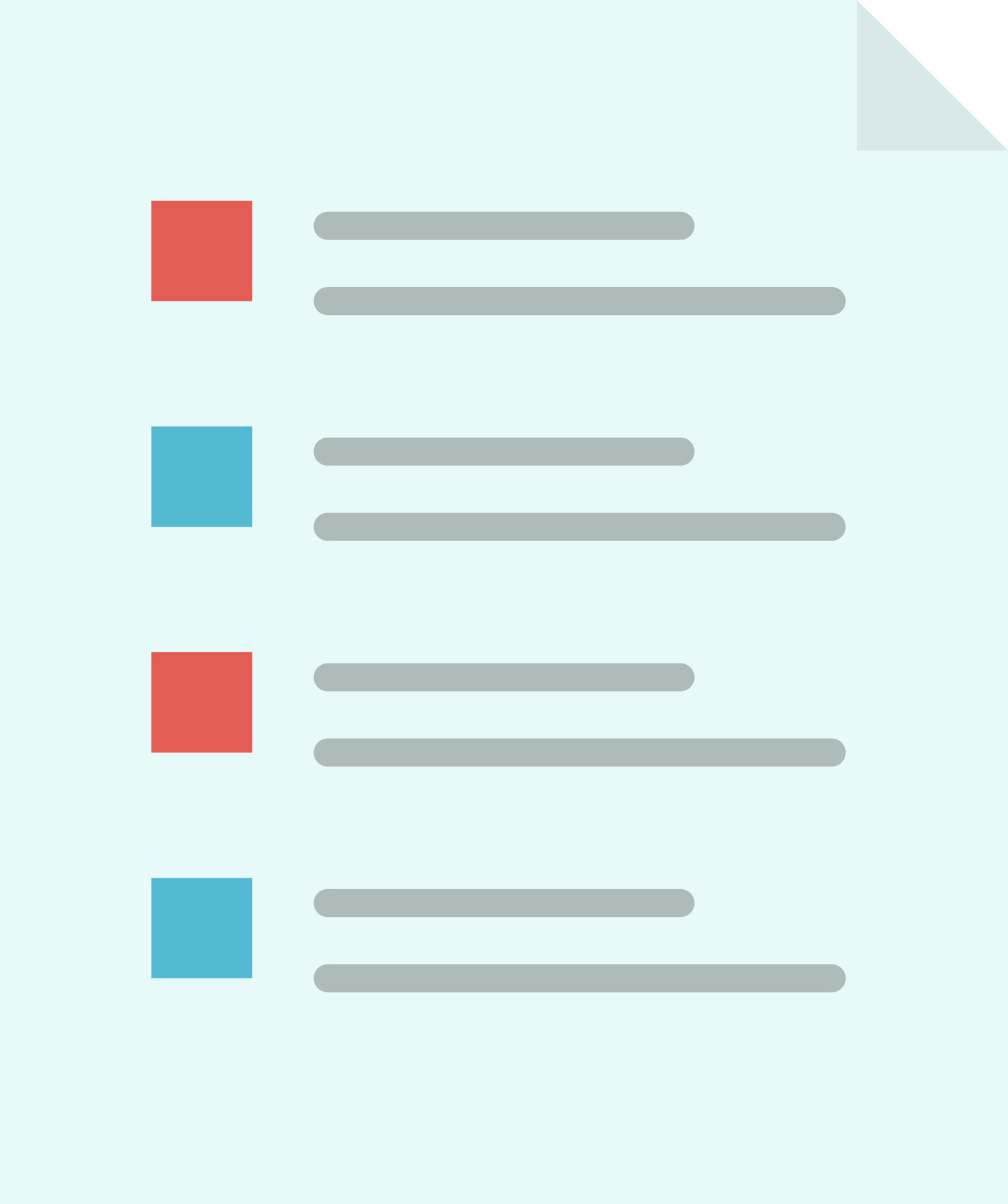 Checklist Check File List Page Task Testing Flat Color Icon Vector icon ...