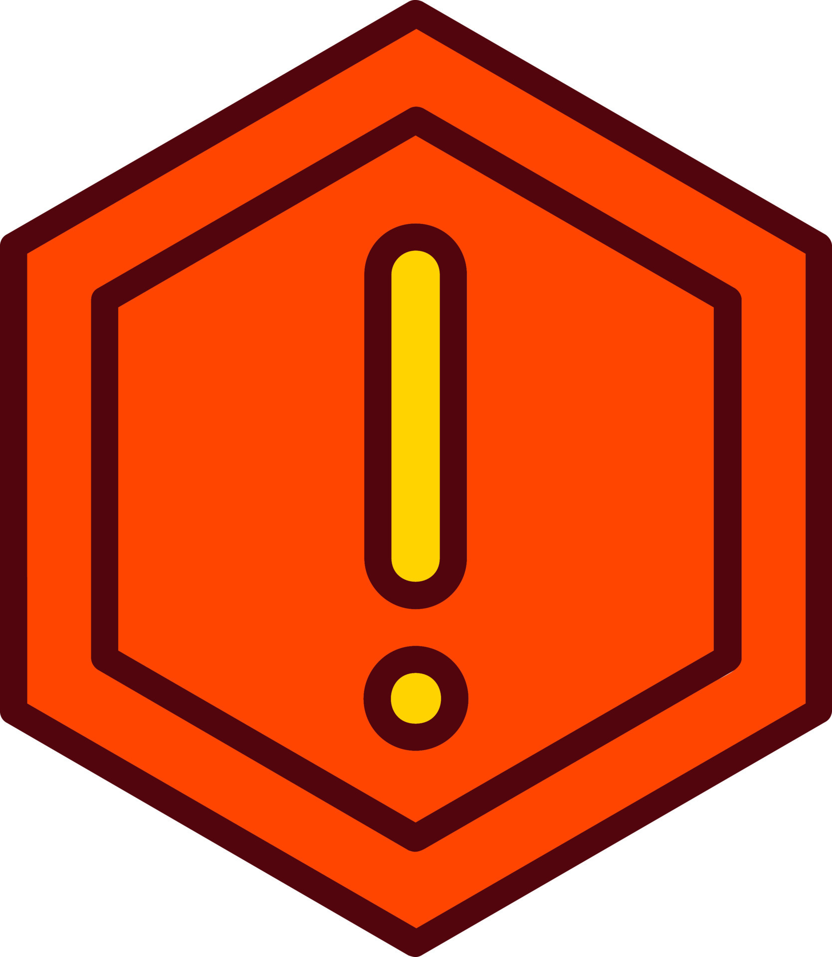 Caution Vector Icon 15500986 Vector Art at Vecteezy
