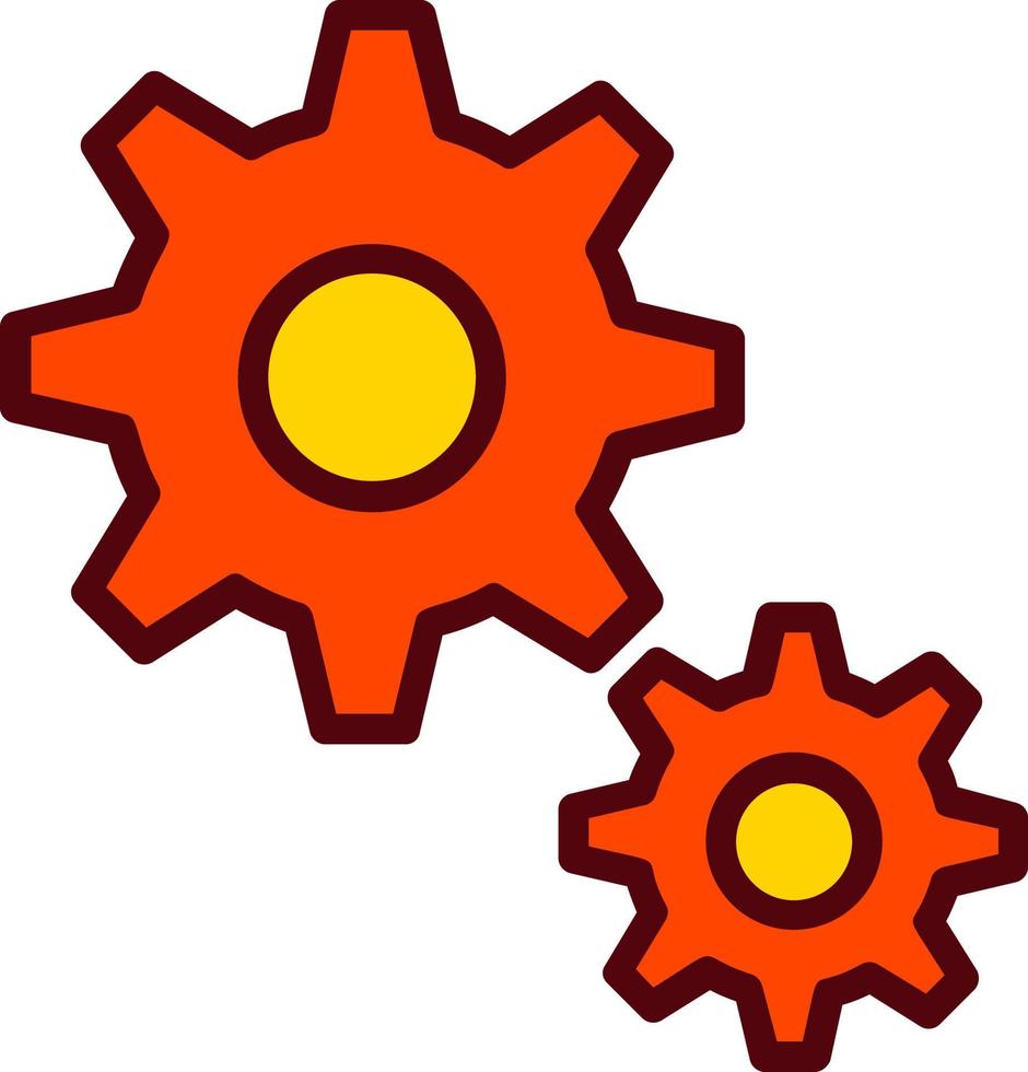 Gears Vector Icon 15500993 Vector Art at Vecteezy