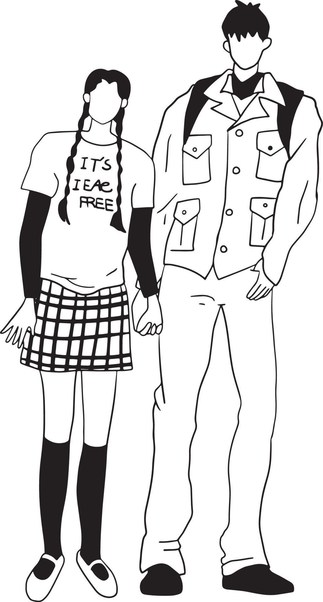 lover cartoon doodle kawaii anime coloring page cute illustration ... lover cartoon doodle kawaii anime coloring page cute illustration ...