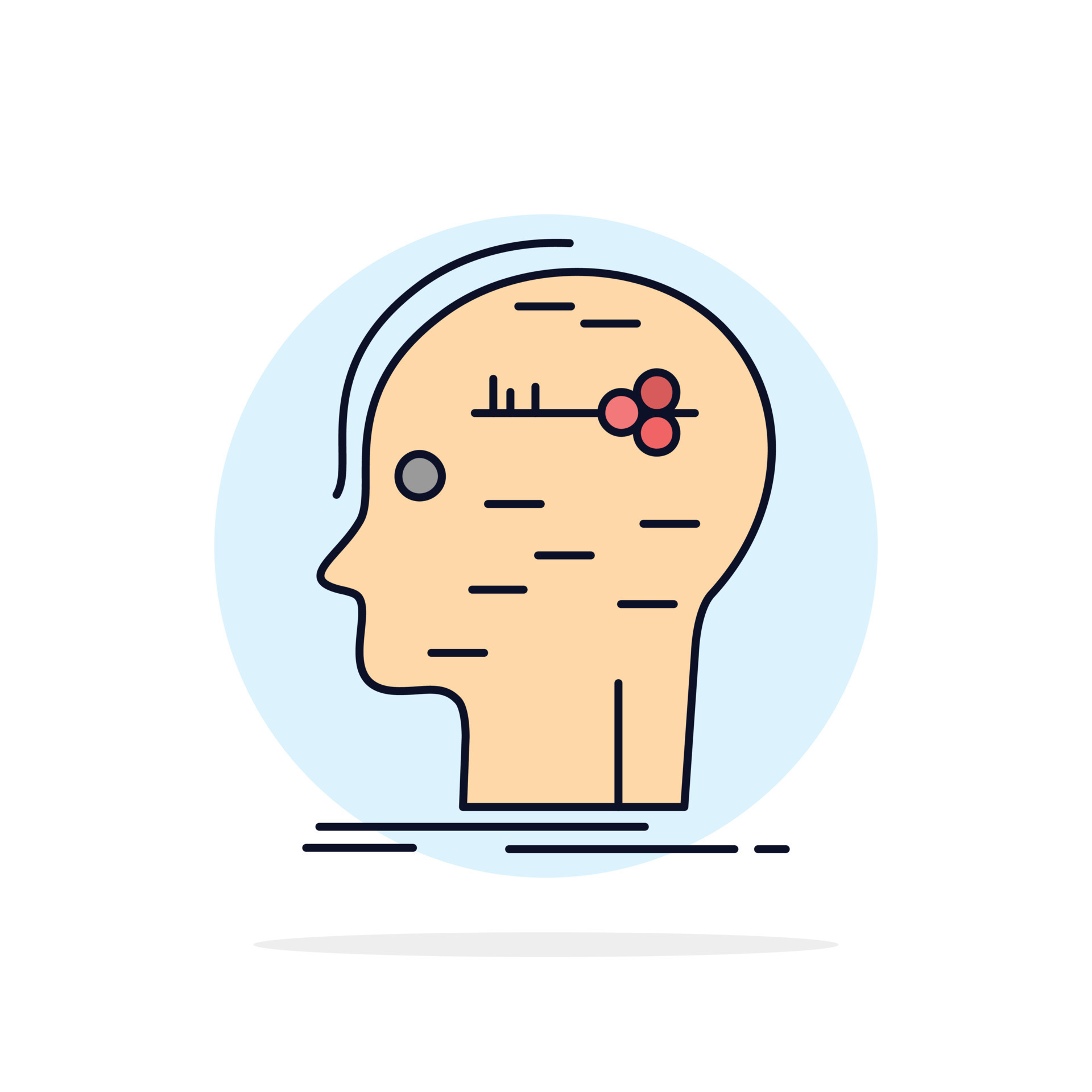 brain hack hacking key mind Flat Color Icon Vector 15503242 Vector Art at Vecteezy
