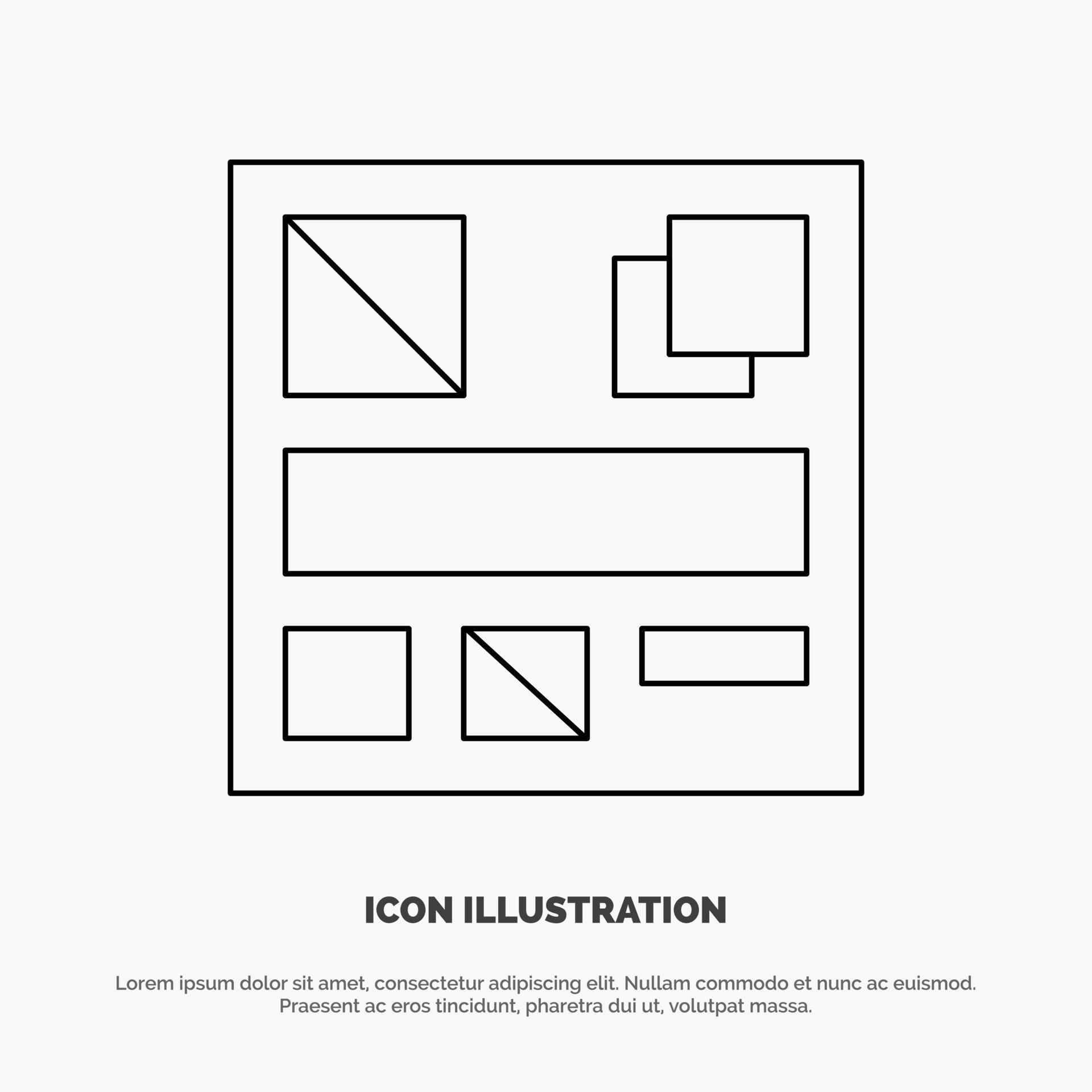 Design Mockup Web Line Icon Vector 15509589 Vector Art At Vecteezy