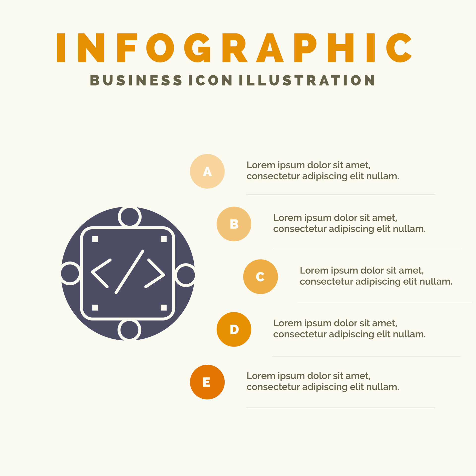 Code Custom Implementation Management Product Solid Icon Infographics 5 ... Code Custom Implementation Management Product Solid Icon Infographics 5 ...