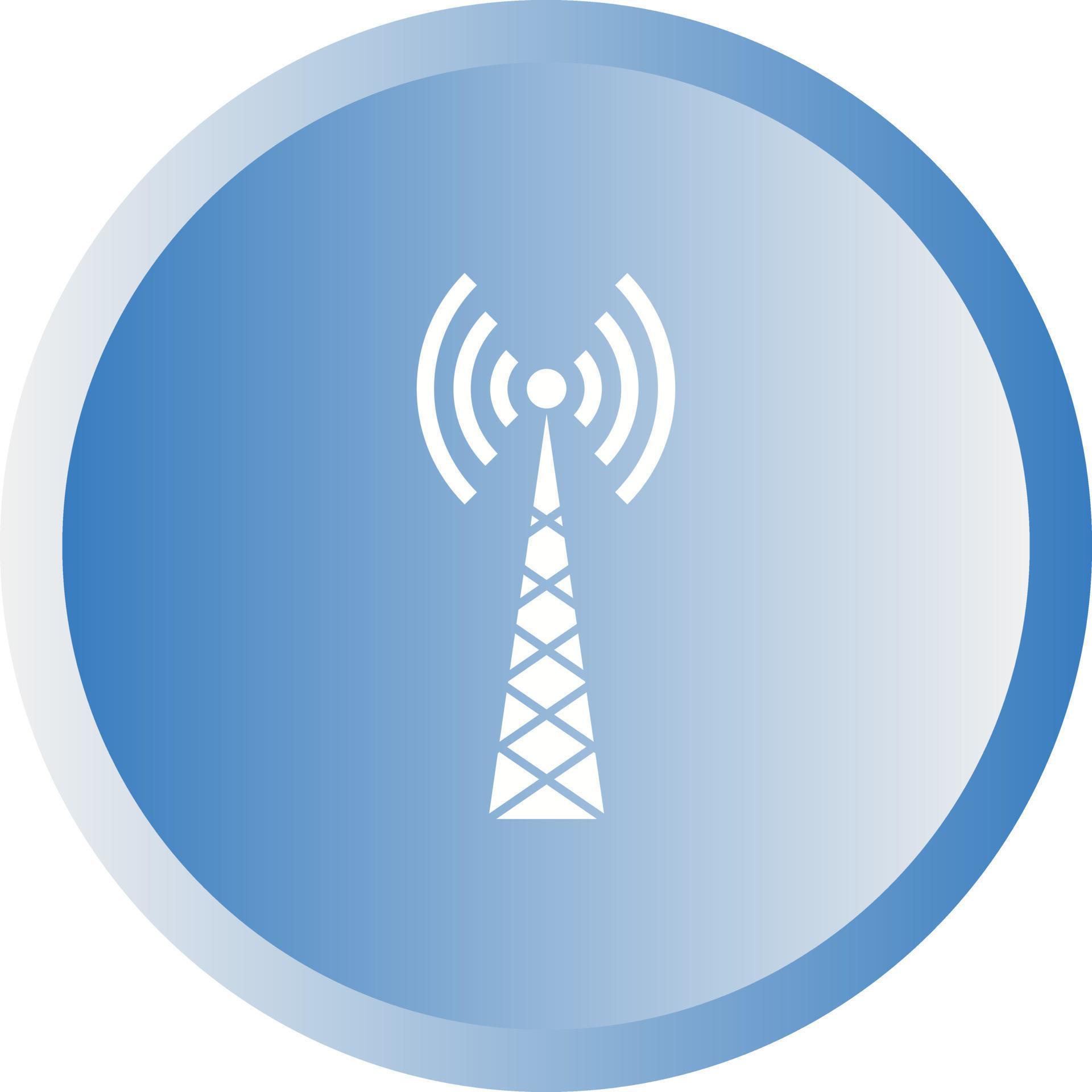 Unique Telecom Tower Vector Glyph Icon 15510196 Vector Art at Vecteezy