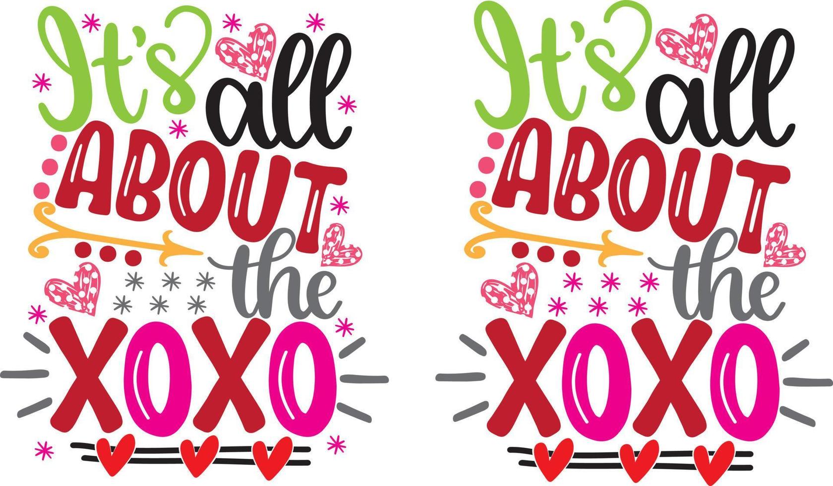 It's All About The XoXo, Valentines Day, Heart, Love, Be Mine, Holiday ...