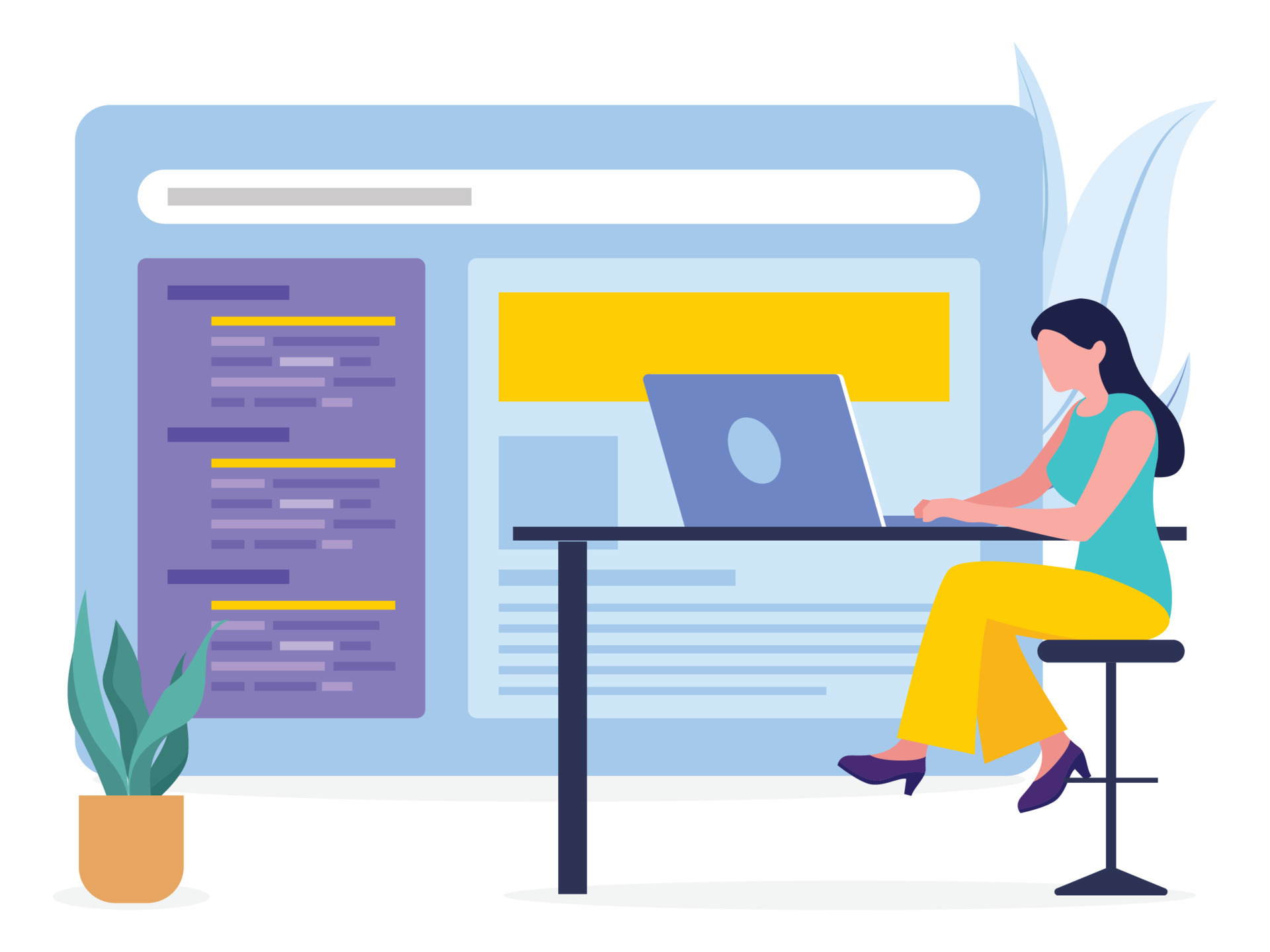 man building program template 15511672 Vector Art at Vecteezy