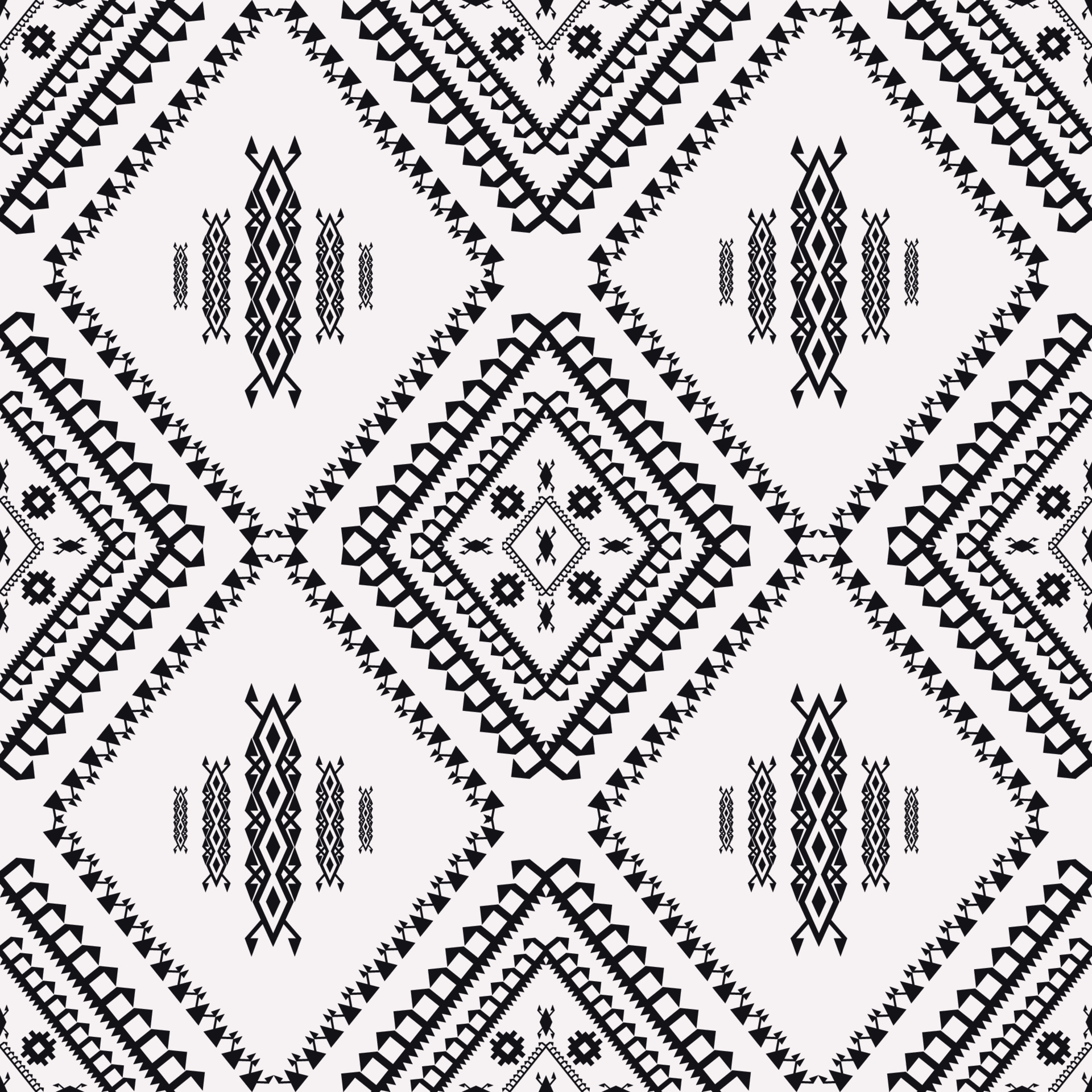 Ethnic Tribal Black And White Pattern Ethnic Tribal Aztec Navajo