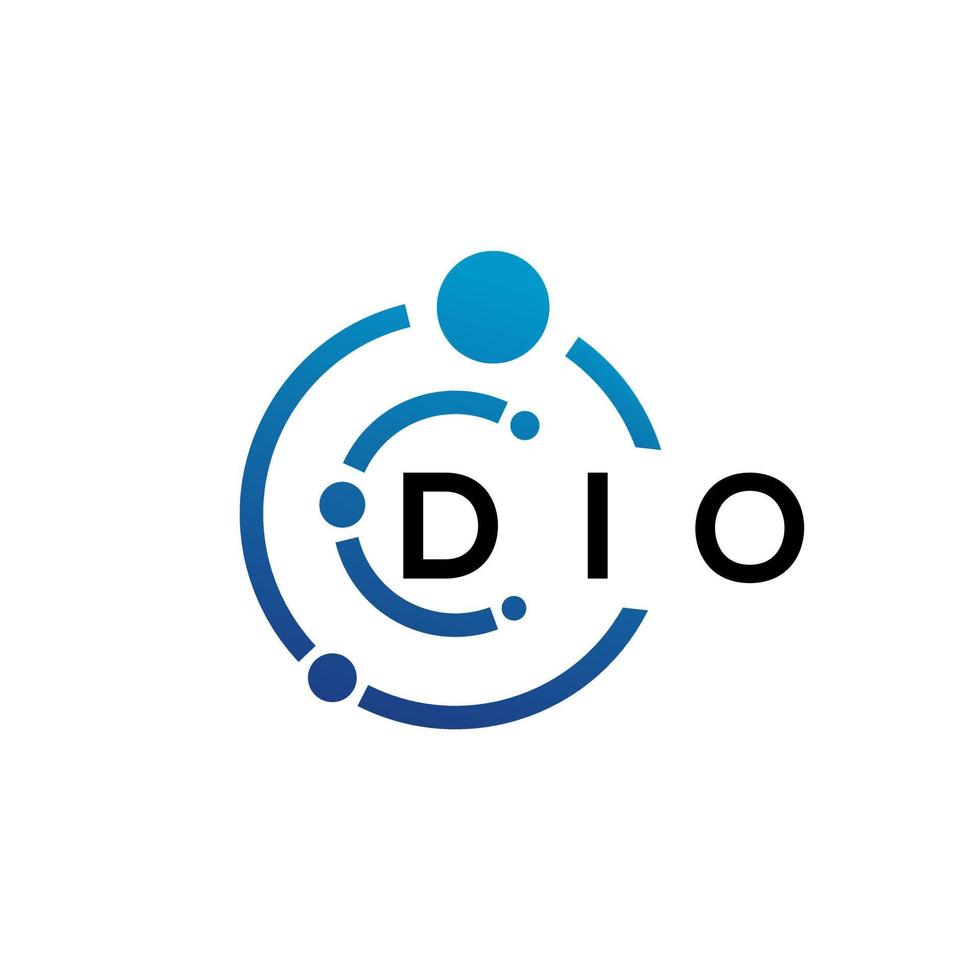 diseño de logotipo de letra webdio sobre fondo blanco. concepto de logotipo de letra de ...