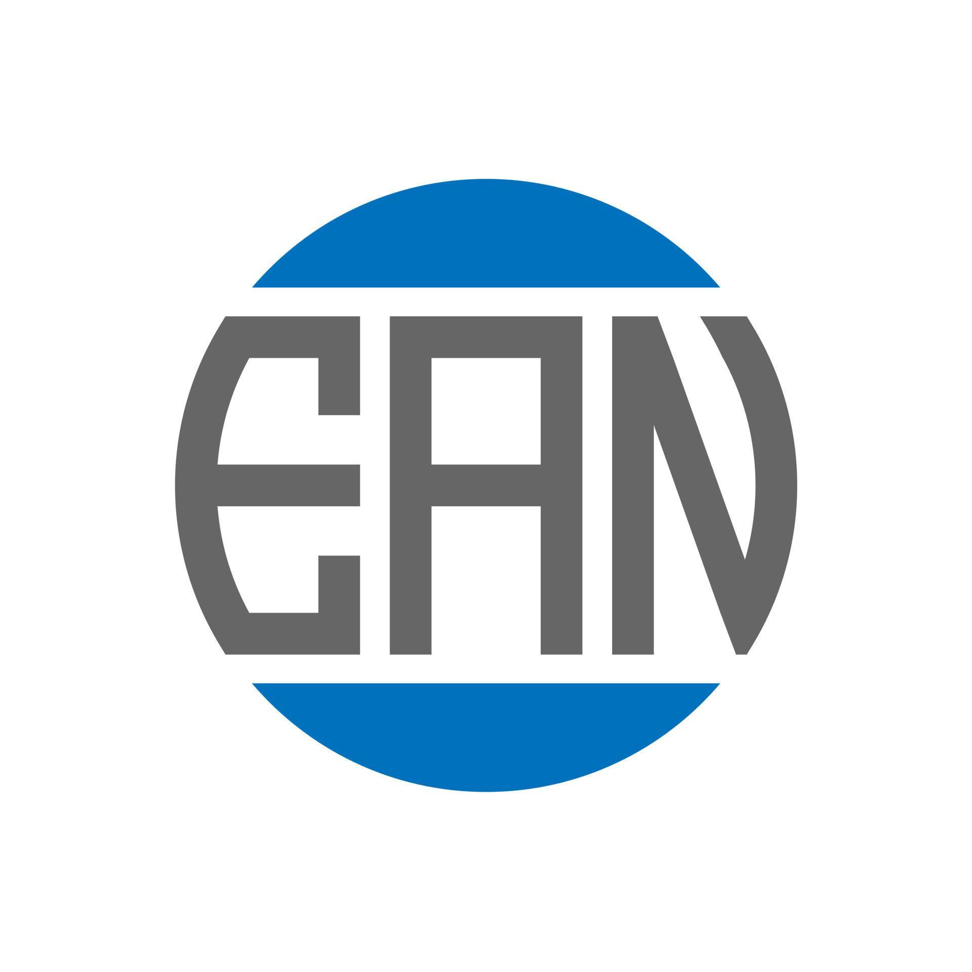 Ean Letter Logo Design On White Background Ean Creative Initials