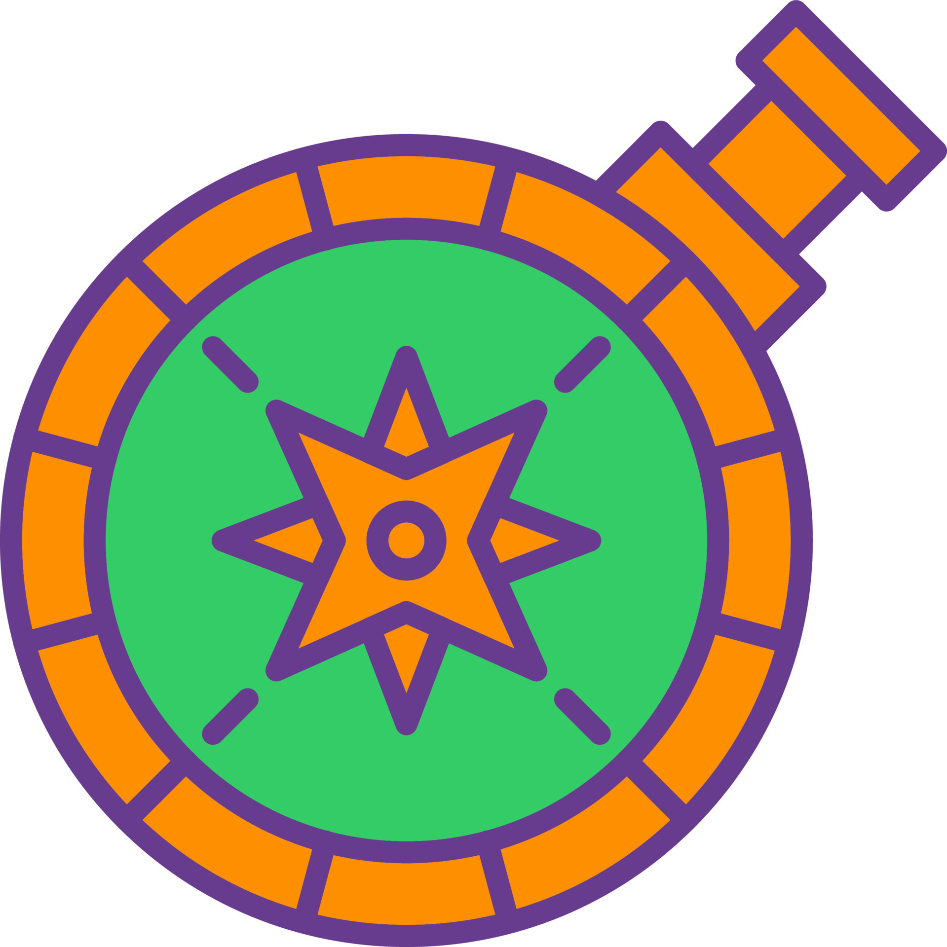 Compass Creative Icon Design 15523441 Vector Art At Vecteezy