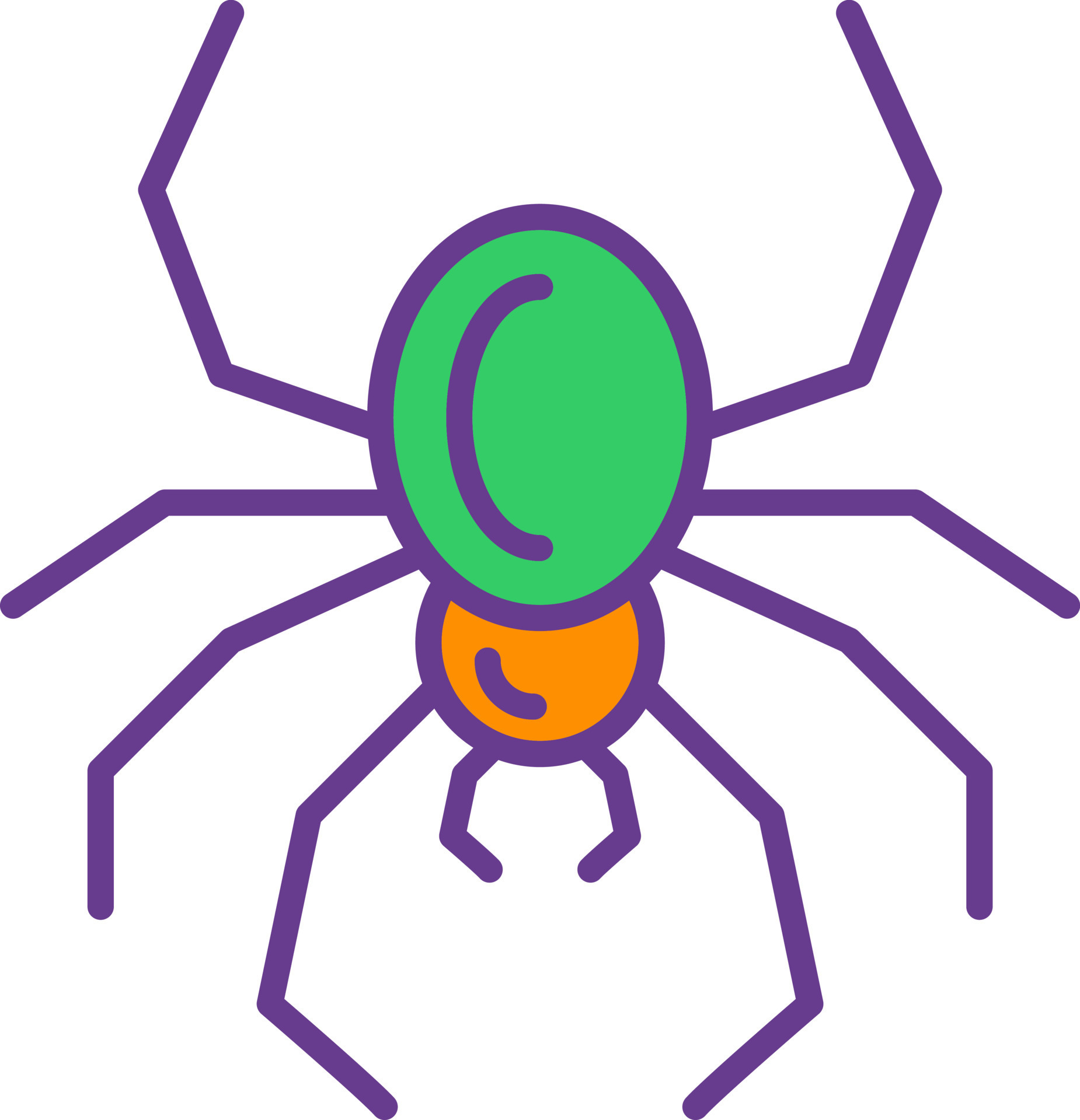 Spider Creative Icon Design 15524161 Vector Art at Vecteezy