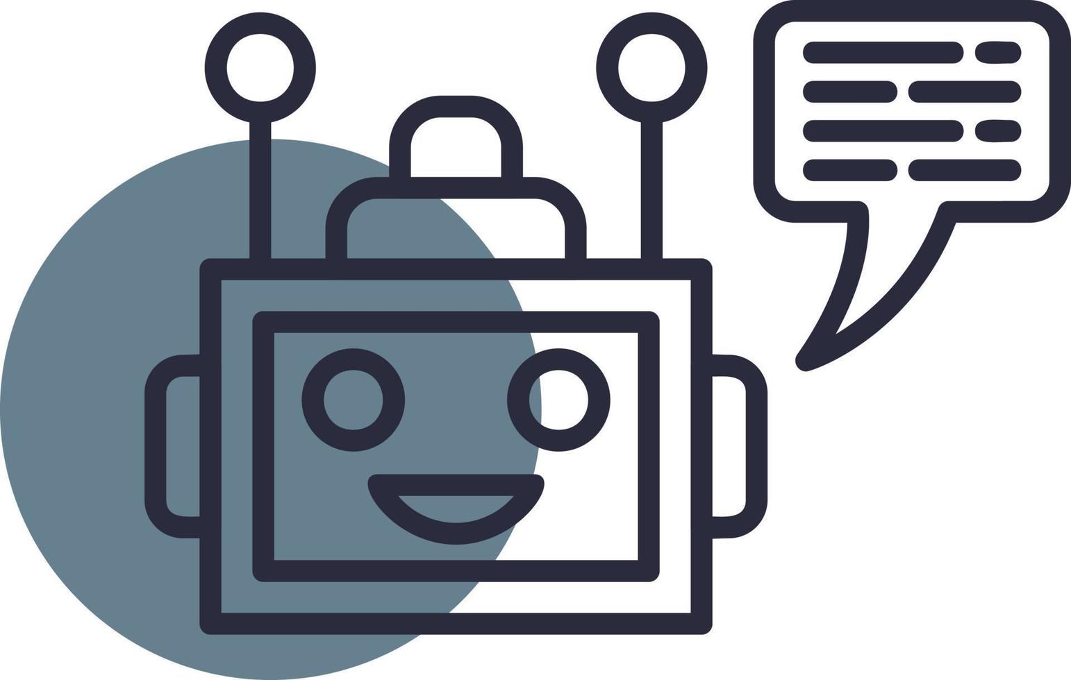 Chatbot Creative Icon Design 15529010 Vector Art at Vecteezy