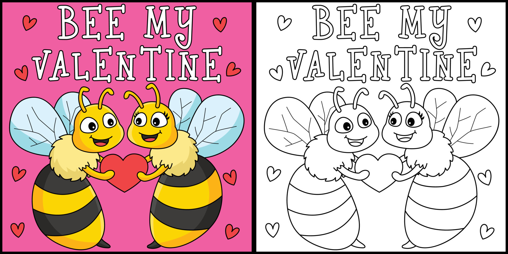 Be My Valentines Coloring Pages